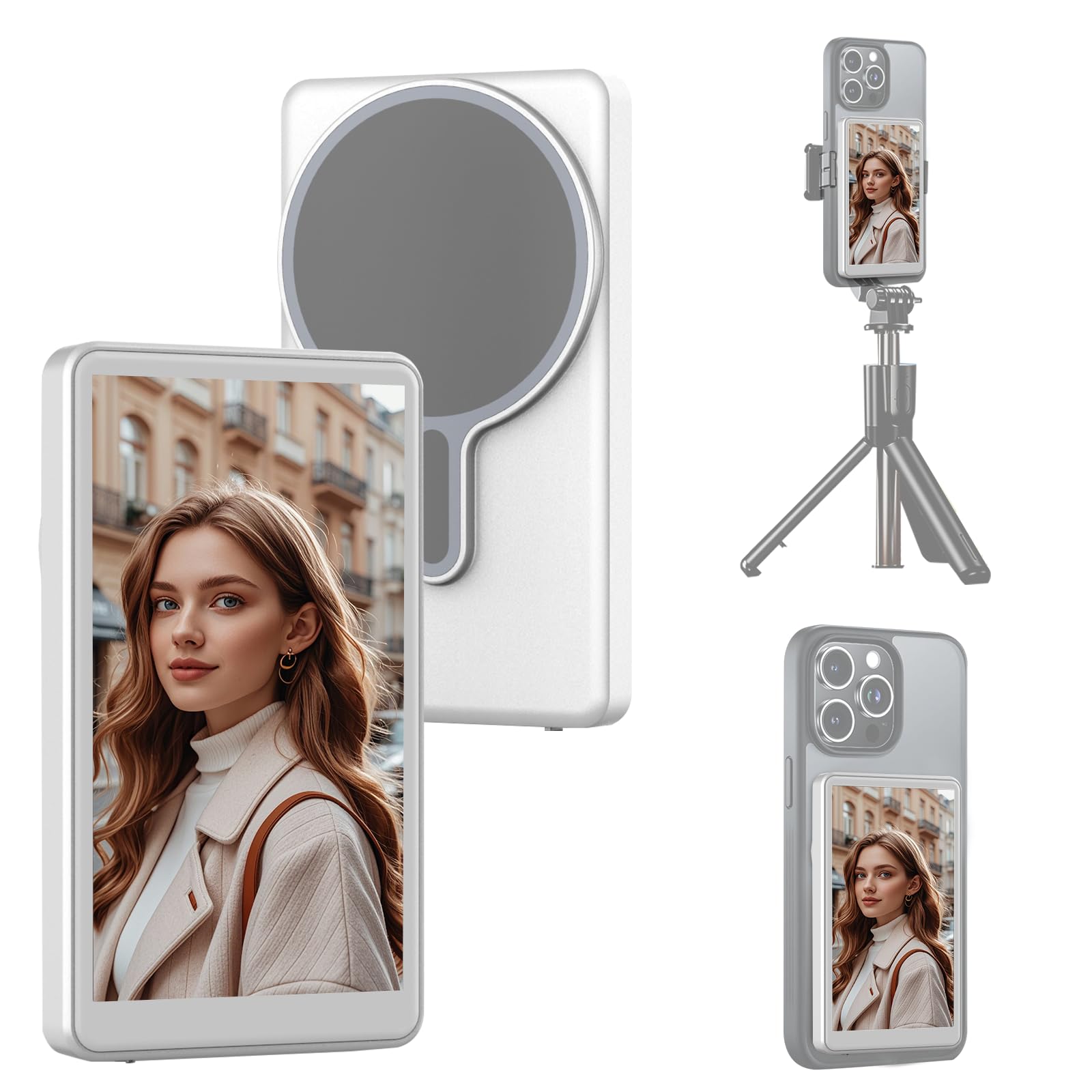 VEGA AUTOMOTIVE Phone Vlog Selfie Monitor Screen 1080p Wireless ...