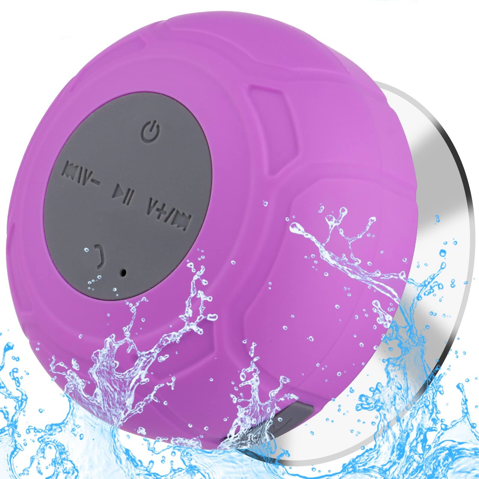 Cozy Serene Waterproof Shower Portable Wireless Water resistant Suction ...