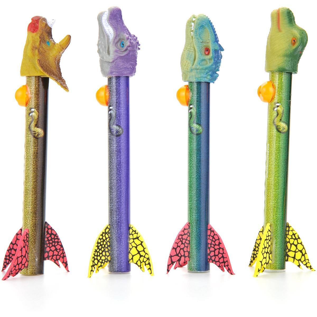 JuzToys Dinosaur Dino Blasters, Rocket Launcher for Kids, Outdoor ...