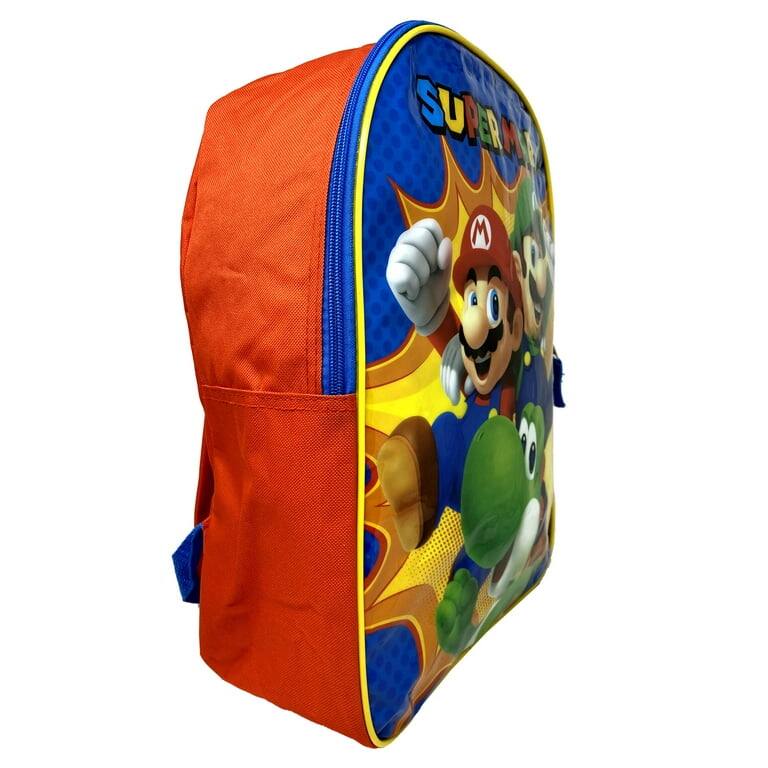 Super Mario Bros. Super Mario Bros Backpack 15" Luigi Yoshi Nintendo ...