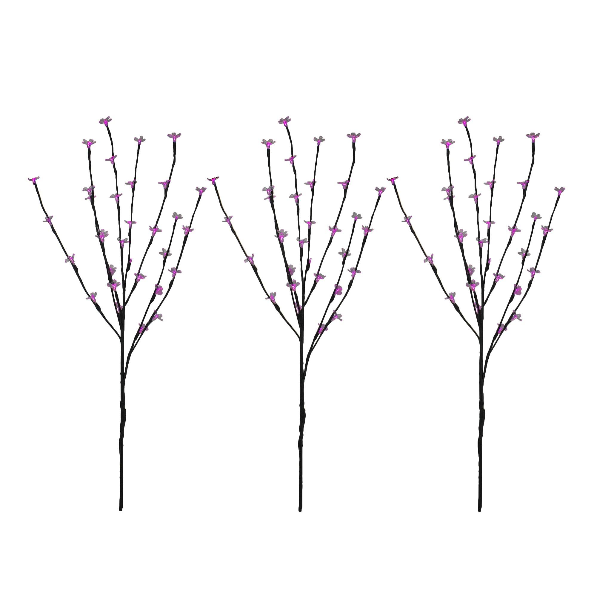 Northlight Lighted LED Cherry Blossom Artificial Tree Branches 2.5 ...