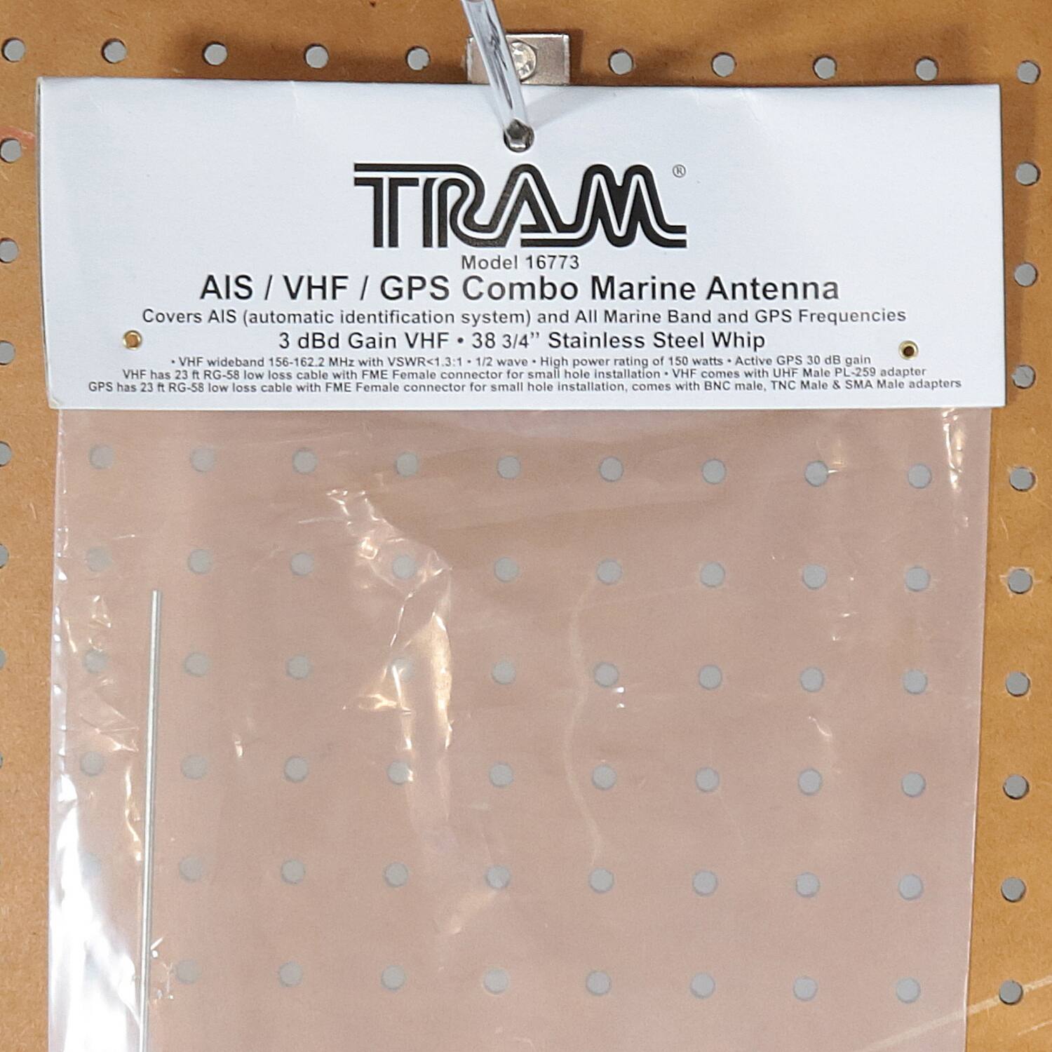 Tram 16773 Ais/vhf/gps Combo Marine Antenna White 16773 - Best Buy