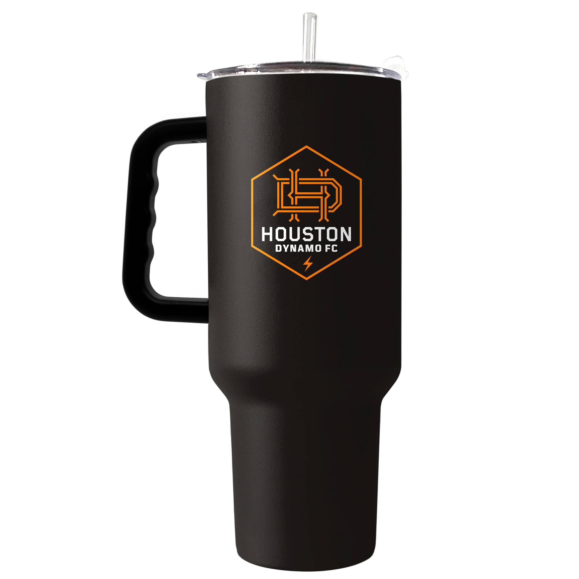 Logo Brands Houston Dynamo FC 40oz. Handle Tumbler Black 201156499 ...