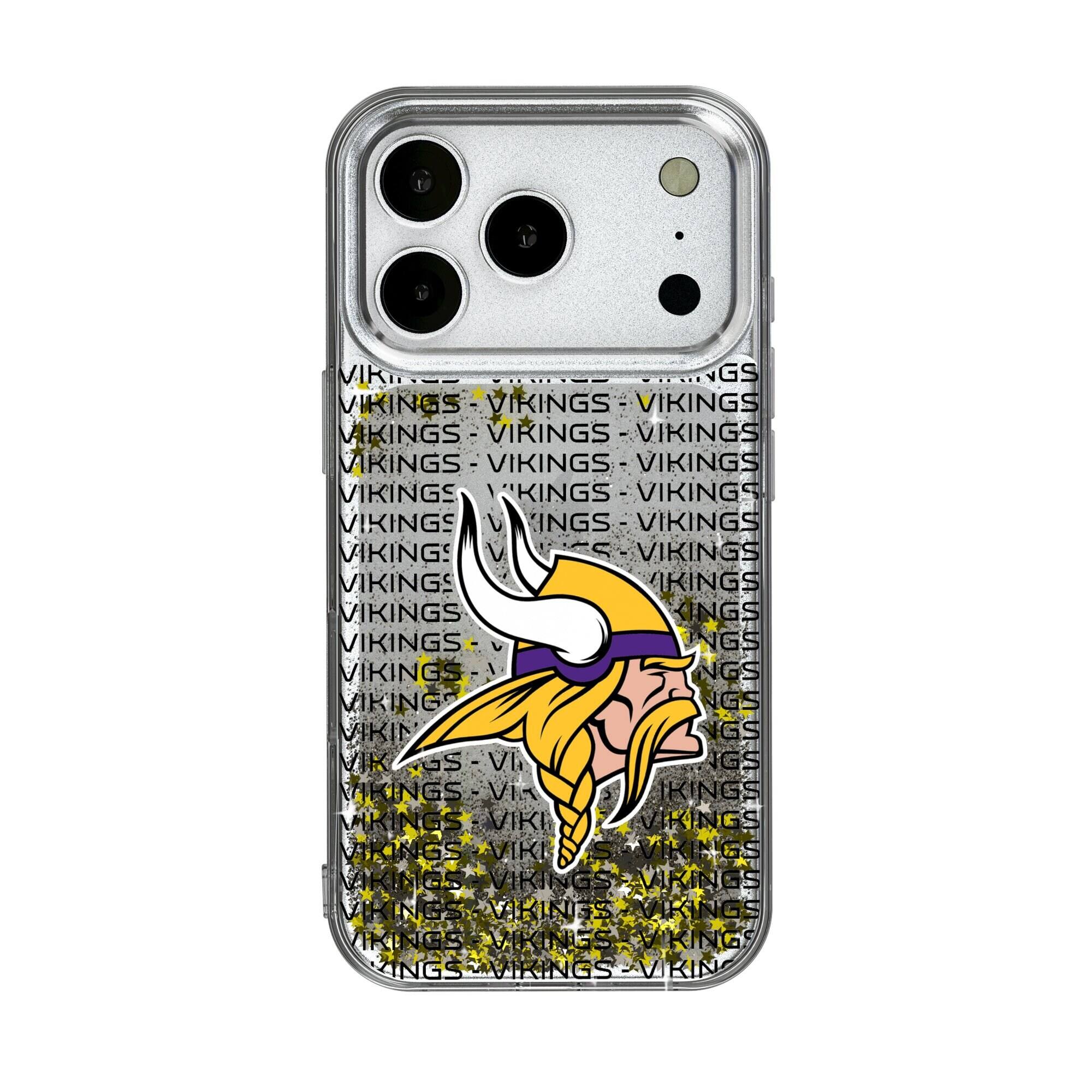 Keyscaper NFL Minnesota Vikings iPhone Text Backdrop Design Glitter ...