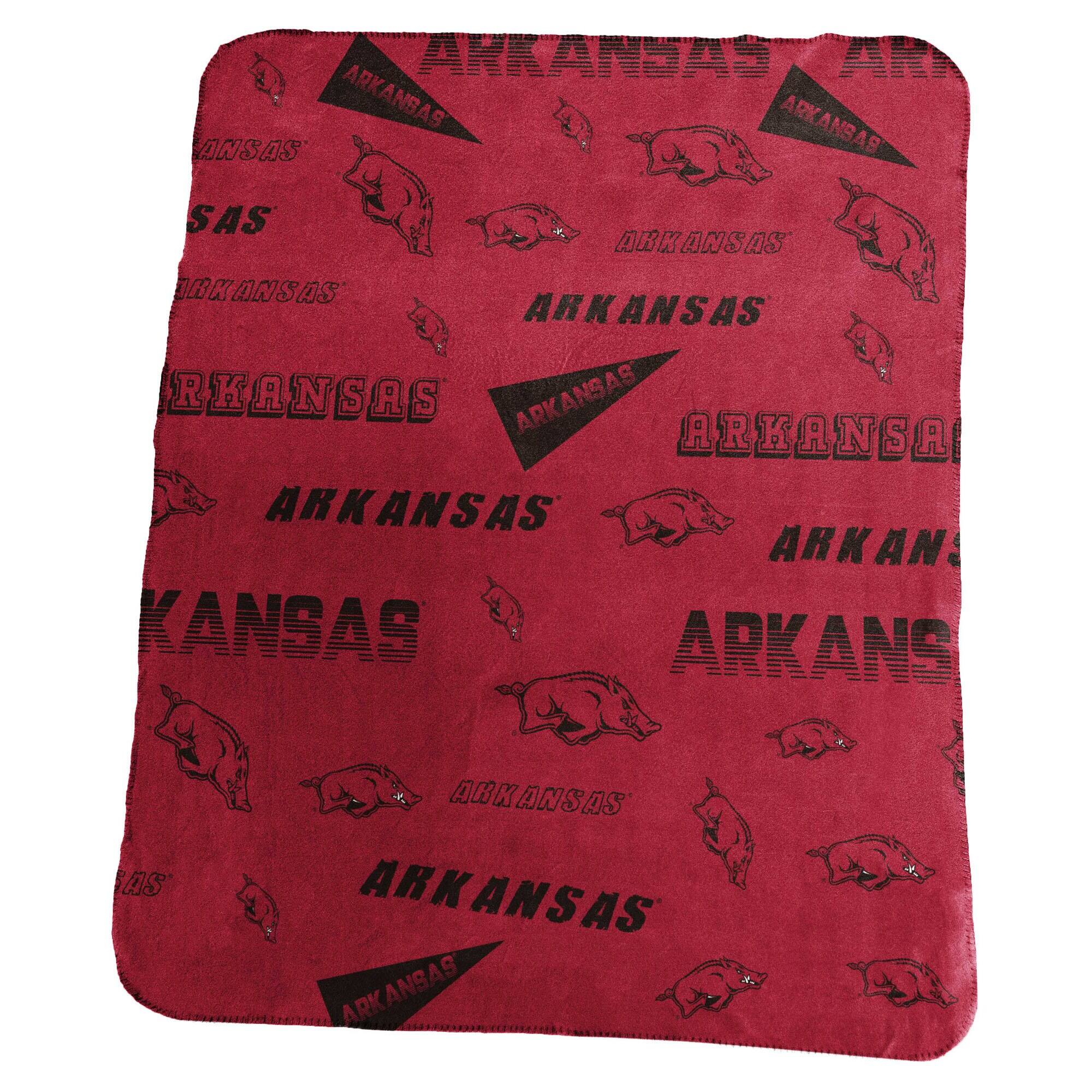 Logo Brands Arkansas Razorbacks 50" x 60" Classic Fleece Blanket ...