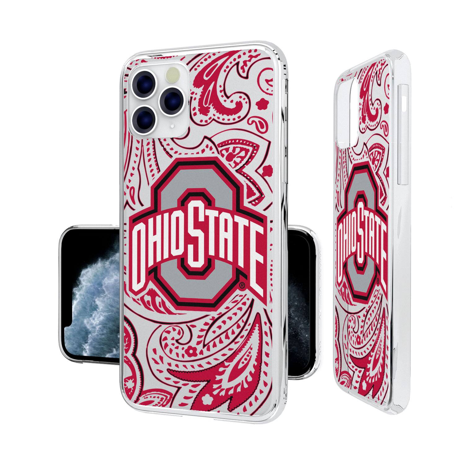 Keyscaper NCAA Ohio State Buckeyes iPhone Paisley Design Clear Case 12 ...