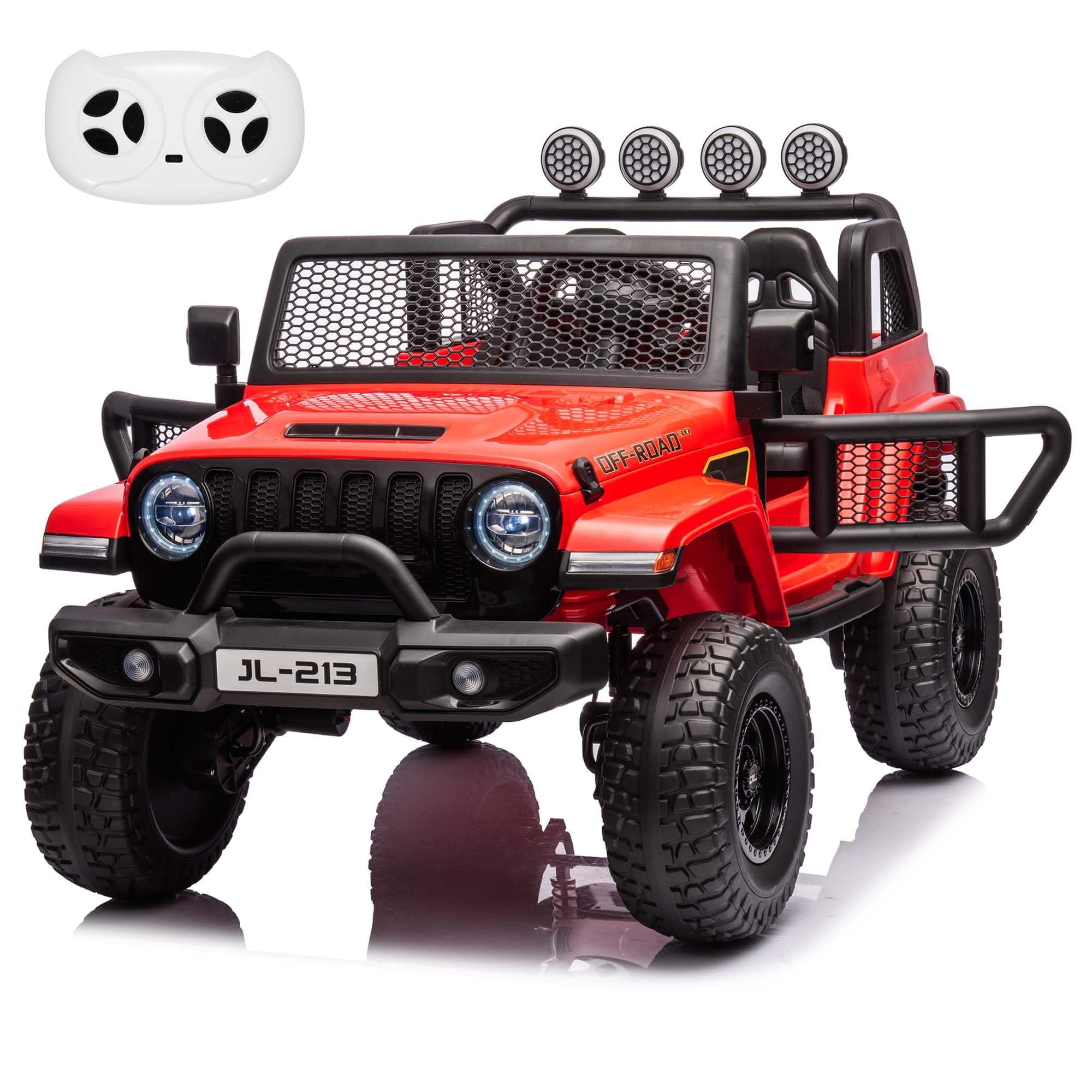 Jojoka - 24v Kids Ride on Car, 4WD UTV Truck with Remote Control, 45w x ...