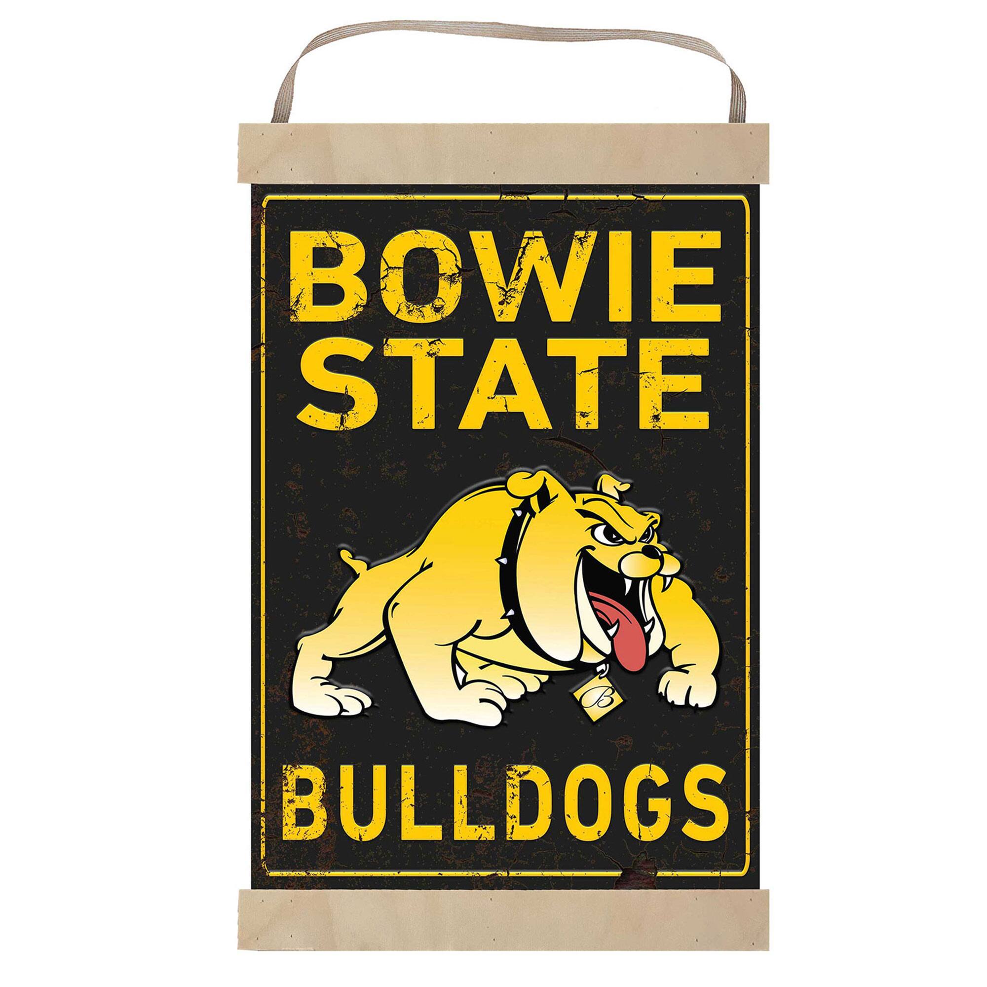 Jardine Bowie State Bulldogs Retro Logo Banner Sign Yellow 4941781 ...