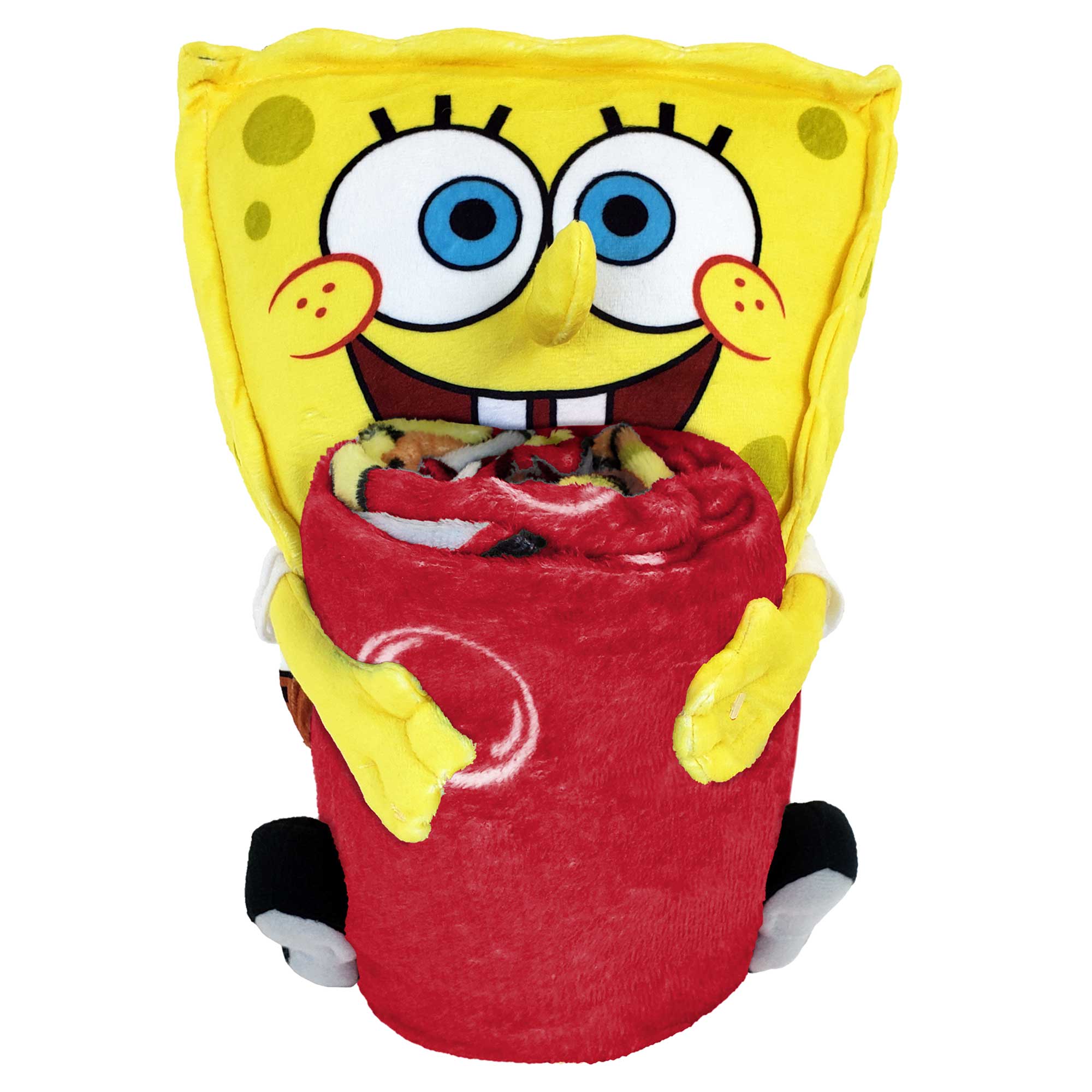 Northwest Wisconsin Badgers Spongebob Squarepants Hugger Blanket ...