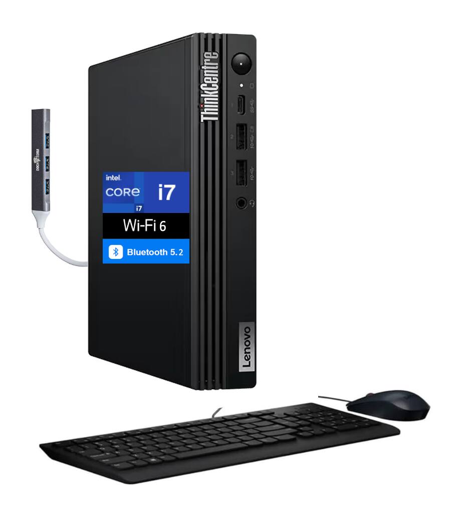 Lenovo ThinkCentre M70q Desktop (Intel i7 14700T, 16GB DDR5, 1TB PCIe ...
