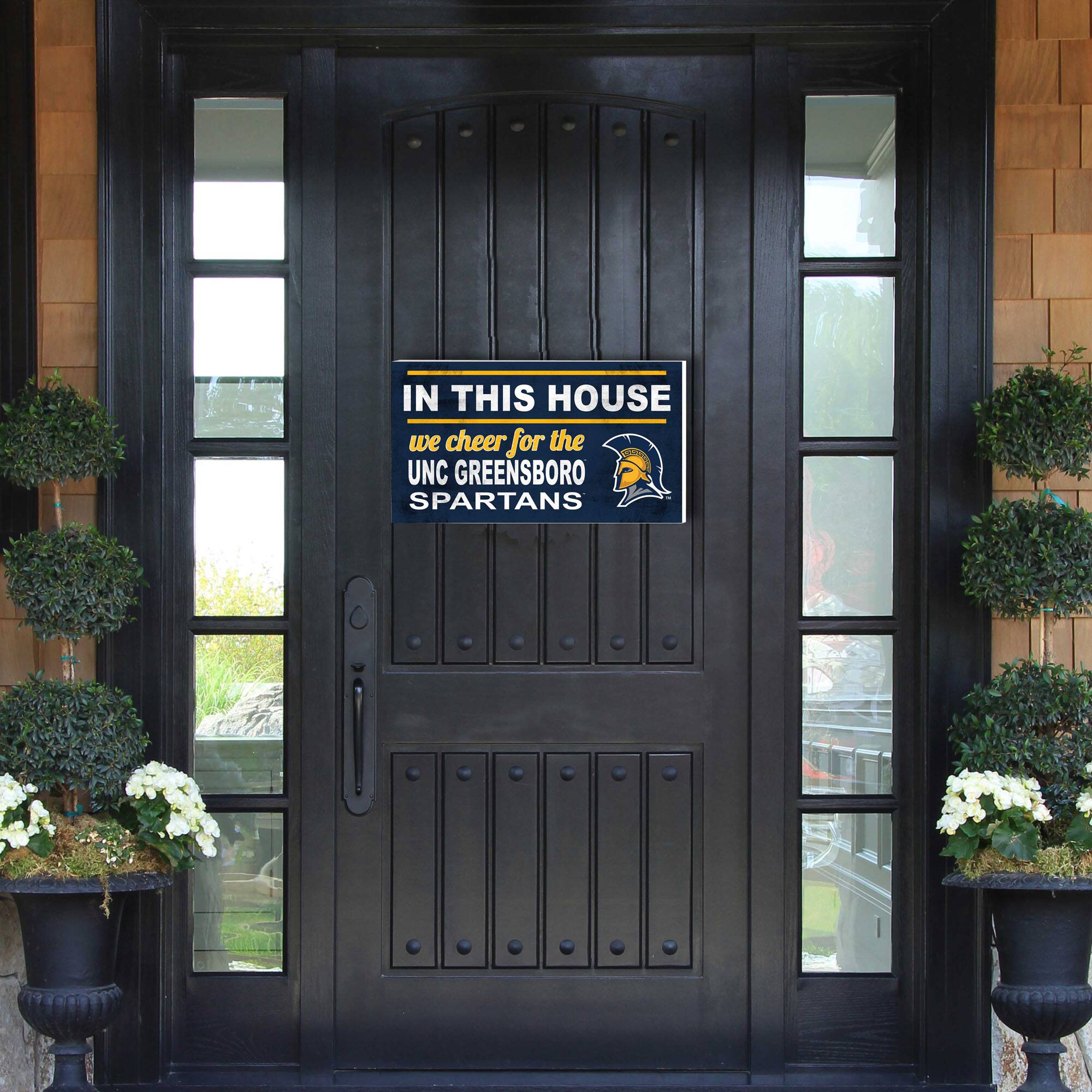 Jardine UNCG Spartans 11'' x 20'' Indoor/Outdoor In This House Sign ...