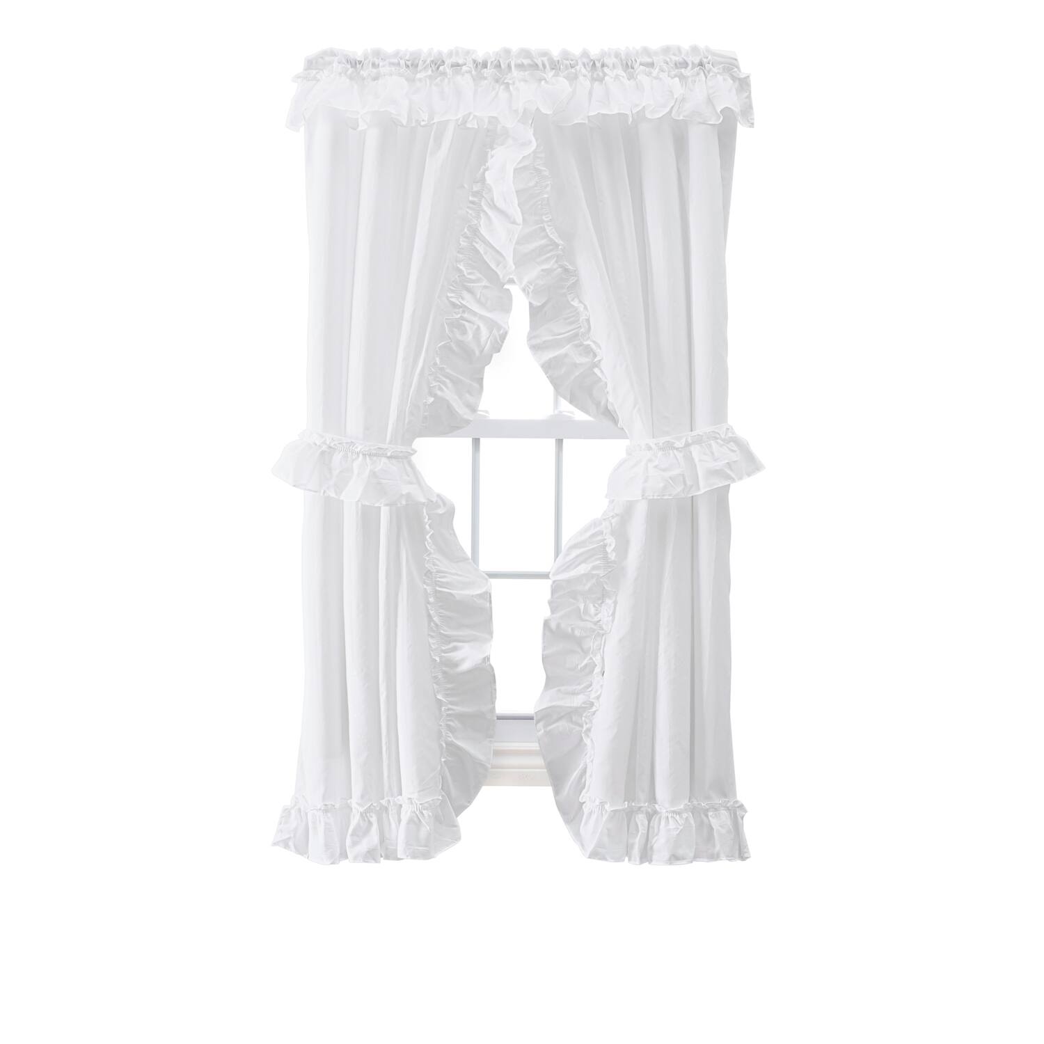 Ellis Curtain ELLIS 70% Polyester 30% Cotton Stacey Ruffled Prscilla ...