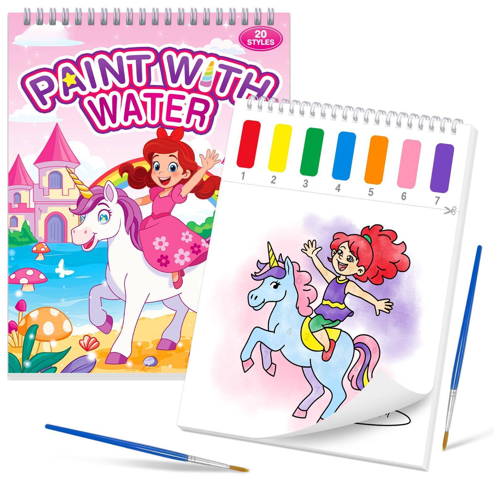 EZTW1 Paint With Water Coloring Books For Traffic Theme Mess Free ...