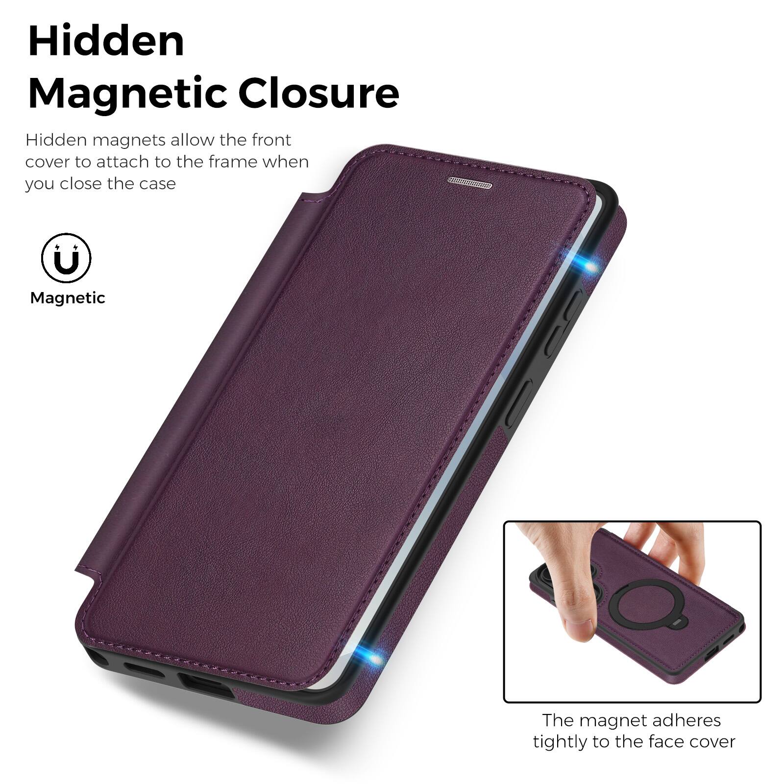 Dteck For Samsung Galaxy S26 Ultra Shockproof Leather RFID Blocking ...