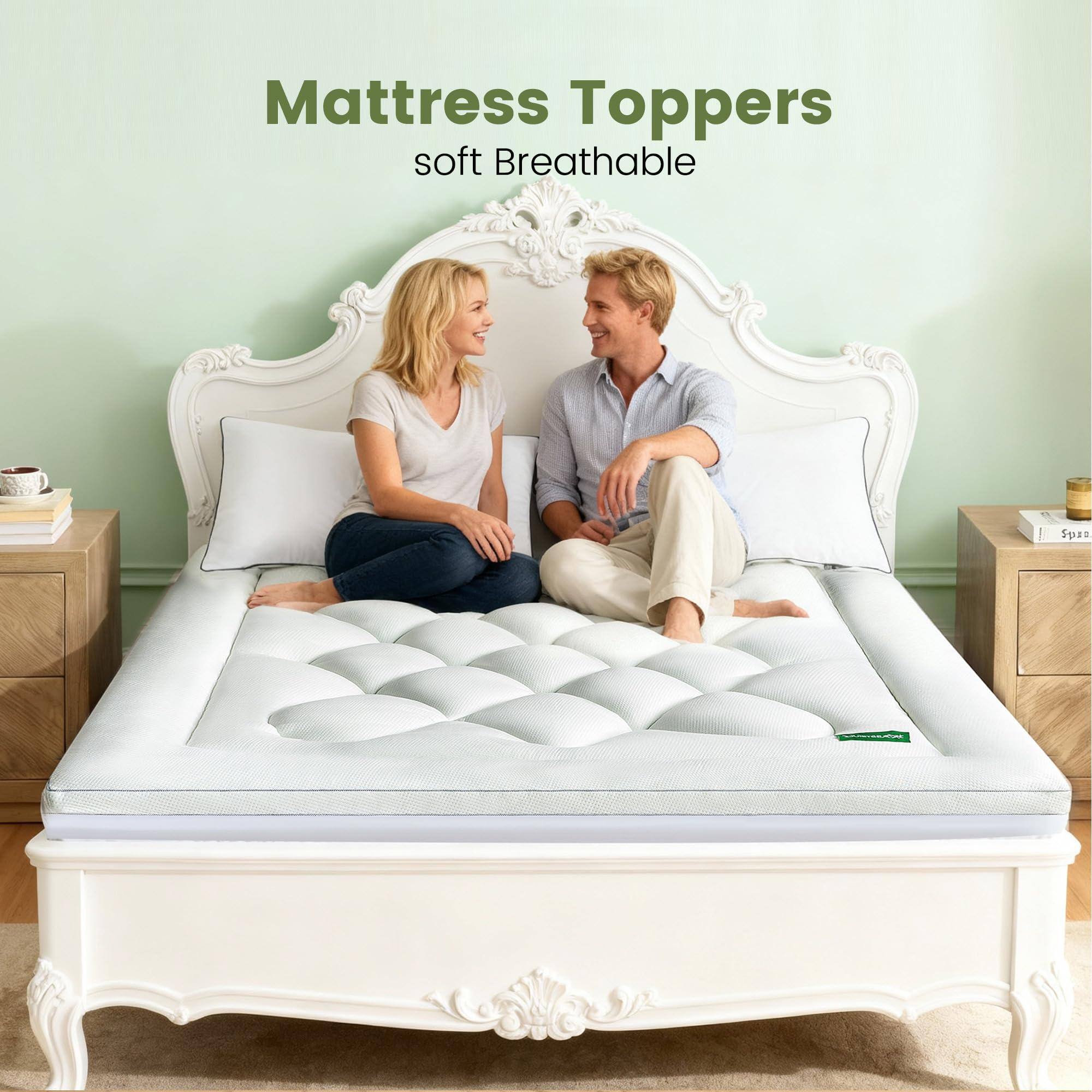 Comfort Essence Mattress Topper Size Pad Viscose Made From Cover Pillow ...