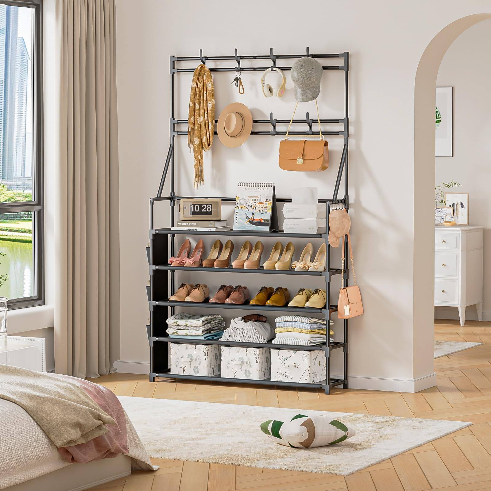Refined Abode Design Shoe Rack Racks Organizer 20 25 Pairs Shoes For ...