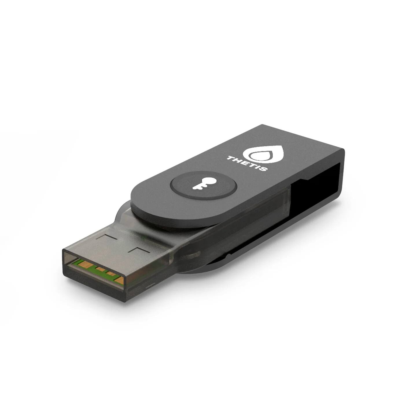 THETIS Pro A FIDO2 Security Key – Passwordless MFA, USB A/NFC, 360 ...