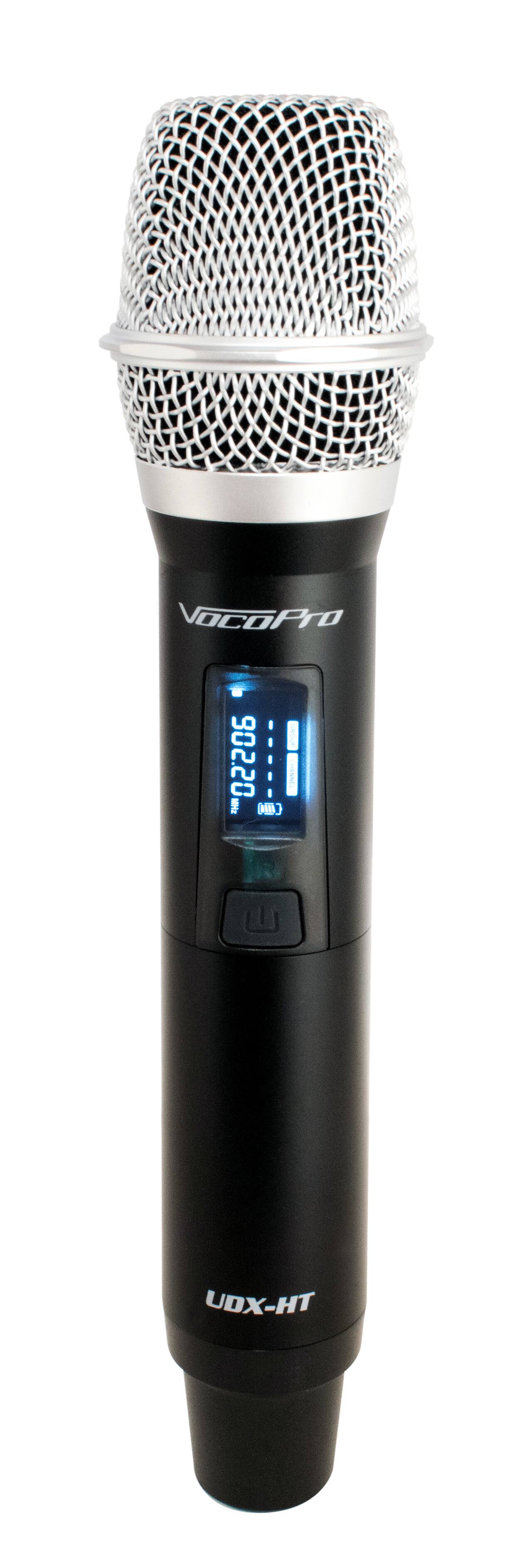 Best Buy: VocoPro UDX-HT UHF Wireless Handheld Microphone with LED ...