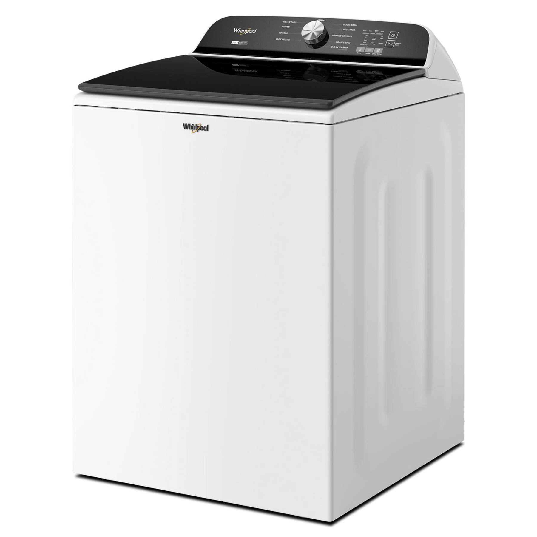 Whirlpool 5.3 Cu. Ft. High Efficiency Top Load Washer with 2 in 1 ...