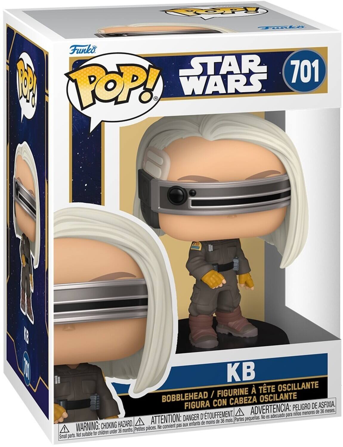 Funko POP! Star Wars: Skeleton Crew KB COLLECTIBLES Multicolor ...
