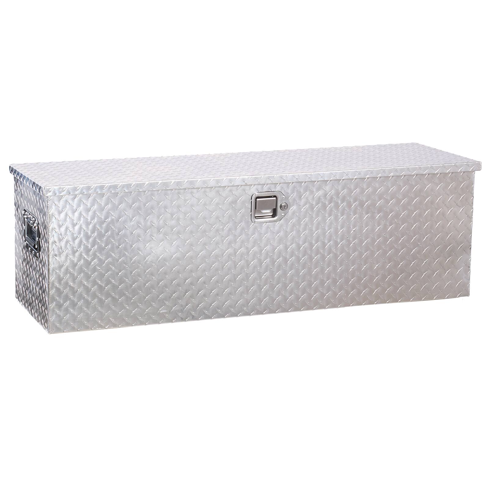 VEVOR Heavy Duty Aluminum Truck Bed Tool Box, Diamond Plate Tool Box ...
