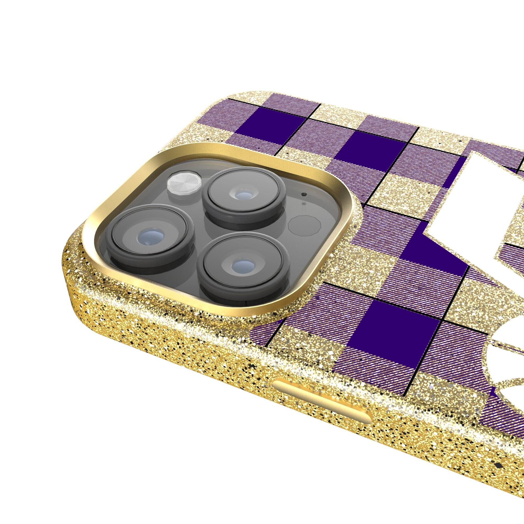 Keyscaper NBA Utah Jazz Plaid Bling iPhone Case 16 Plus Gold 202143059 ...