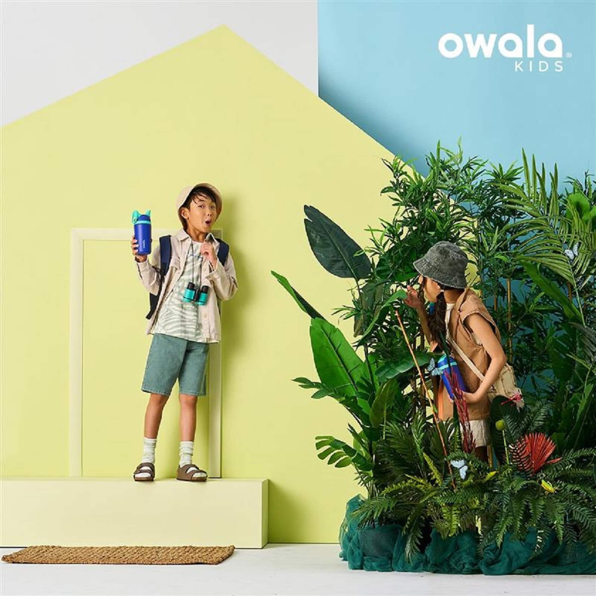 Customer Reviews: Owala Kids Flip Stainless Steel 14-oz Blue/Teal ...