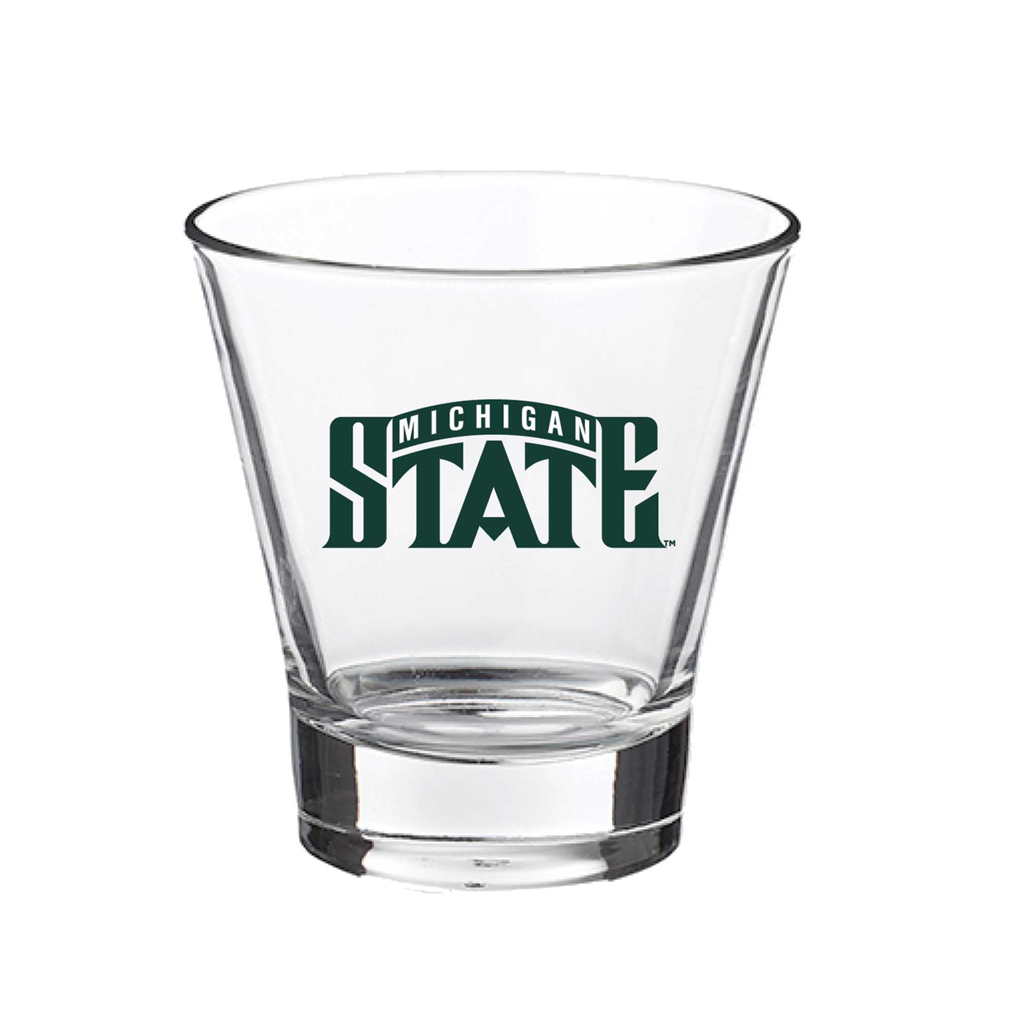 Indigo Falls Michigan State Spartans 12oz. Slant Vault Rock Glass ...