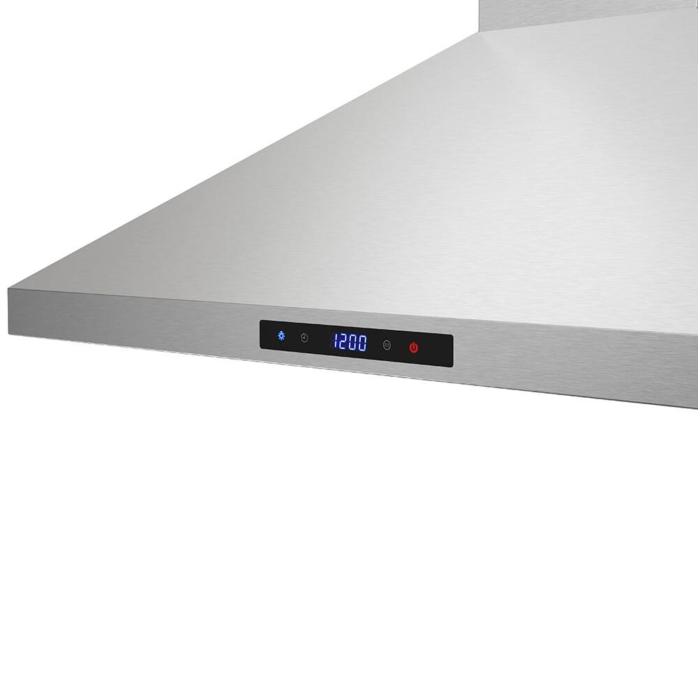 Streamline 30 inches Externally Vented Wall Range Hood Brushed ...