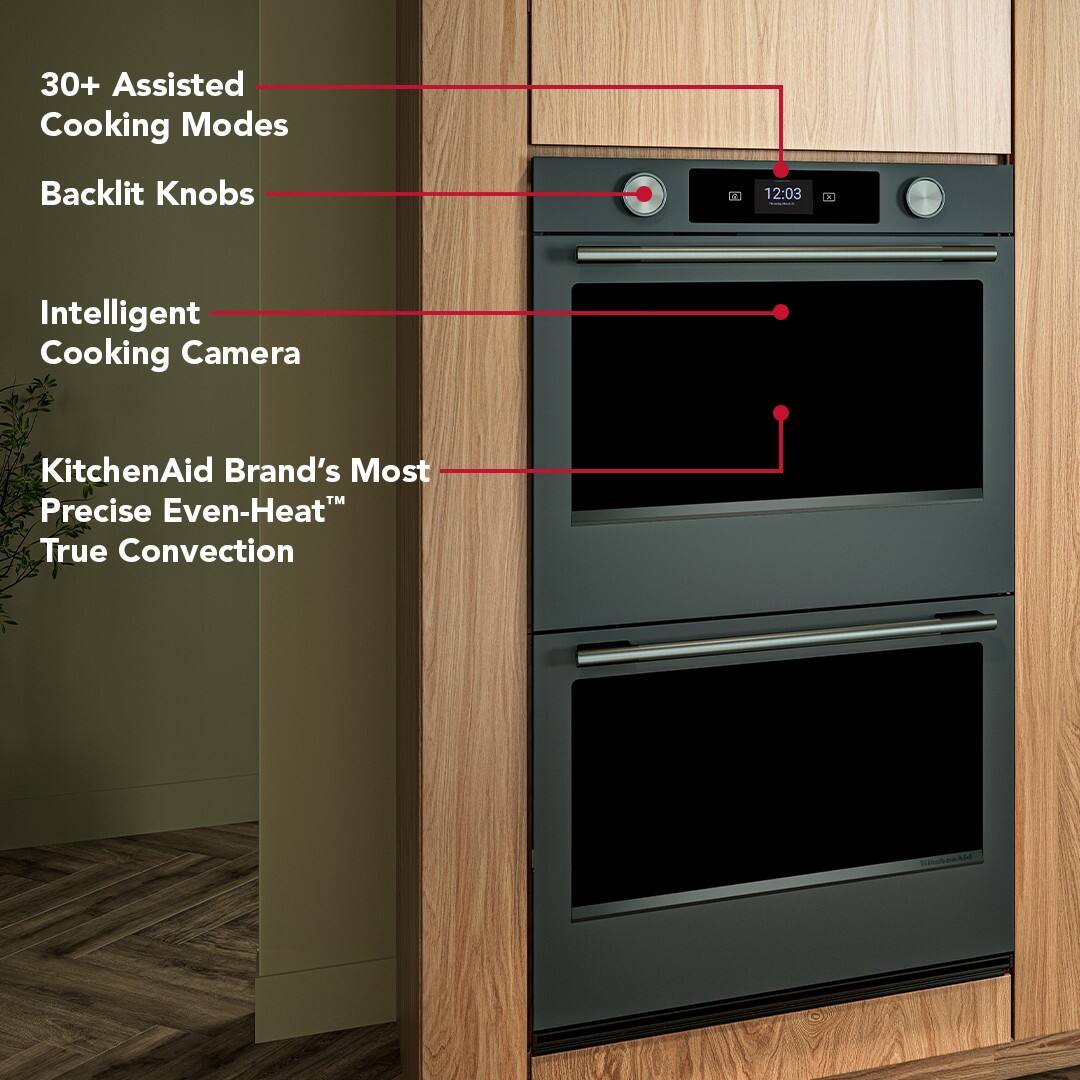 KitchenAid 30" Smart Built In Double Electric Wall Oven with ...
