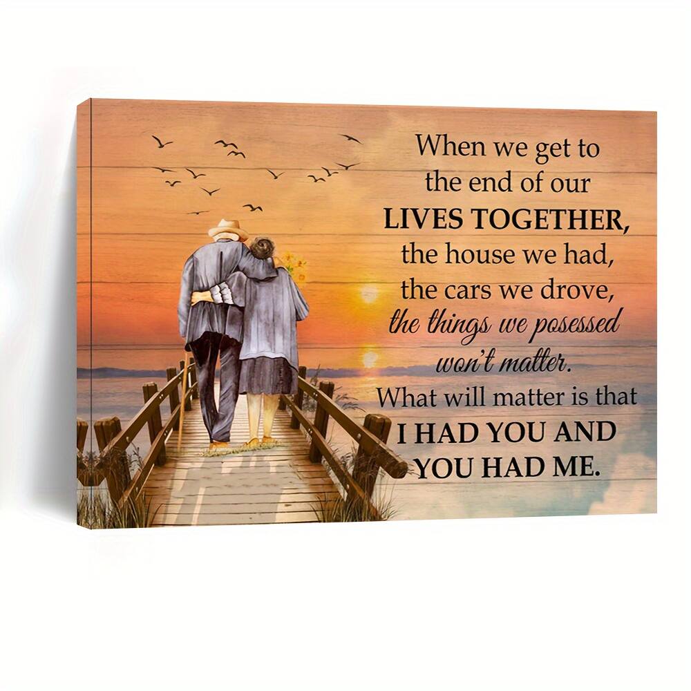 blue 1 piece canvas painting with wooden frame, ready to hang, when we ...