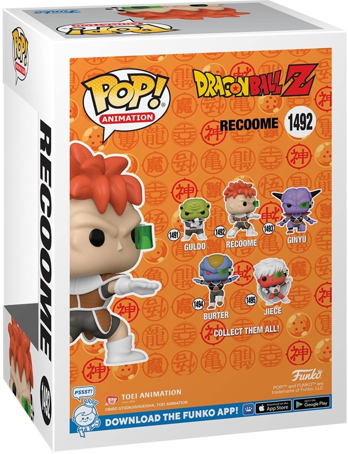 Funko POP! ANIME: Dragon ball Z Recoome COLLECTIBLES Multicolor ...