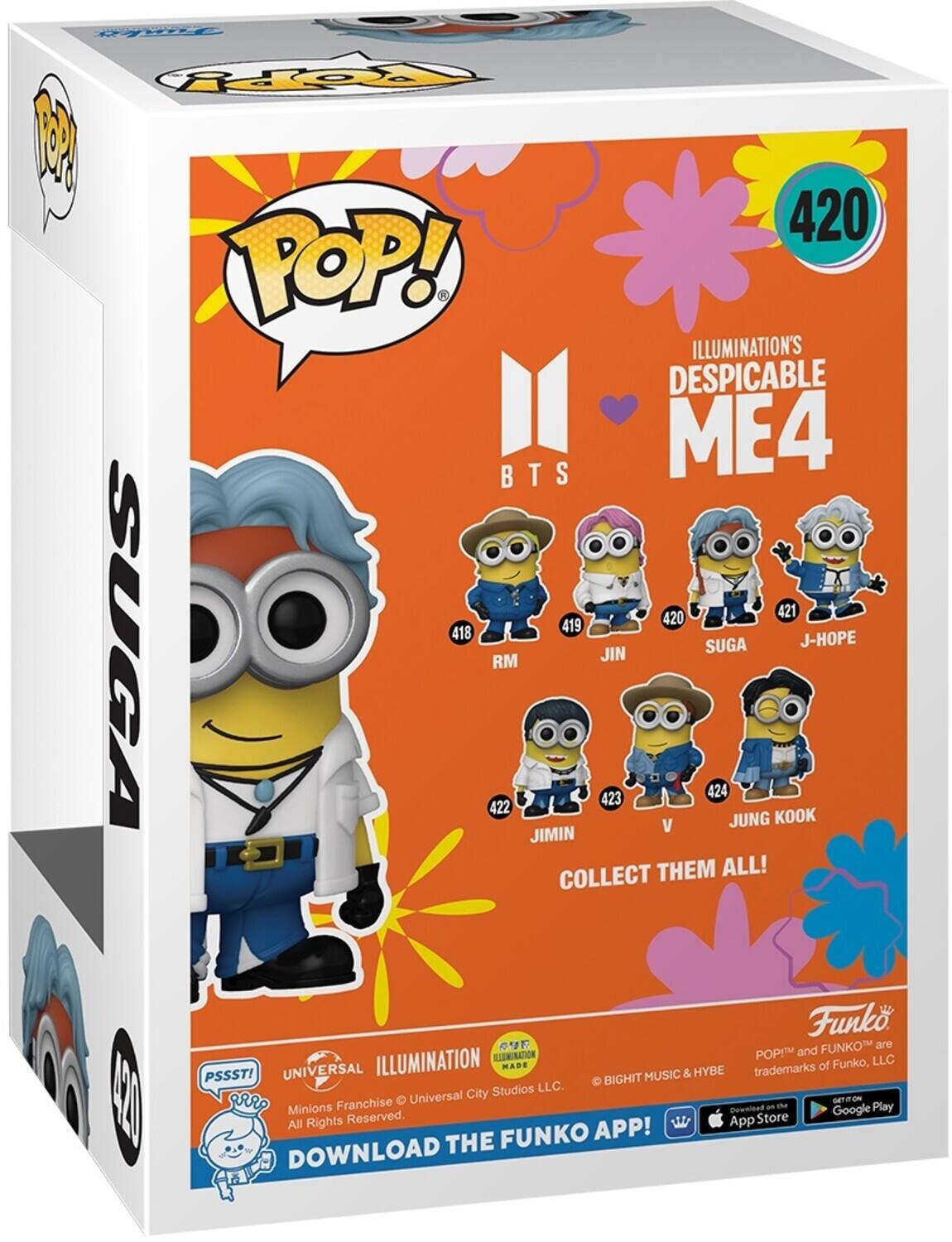 Funko POP! Movies: Despicable Me 4 Suga COLLECTIBLES Multicolor ...
