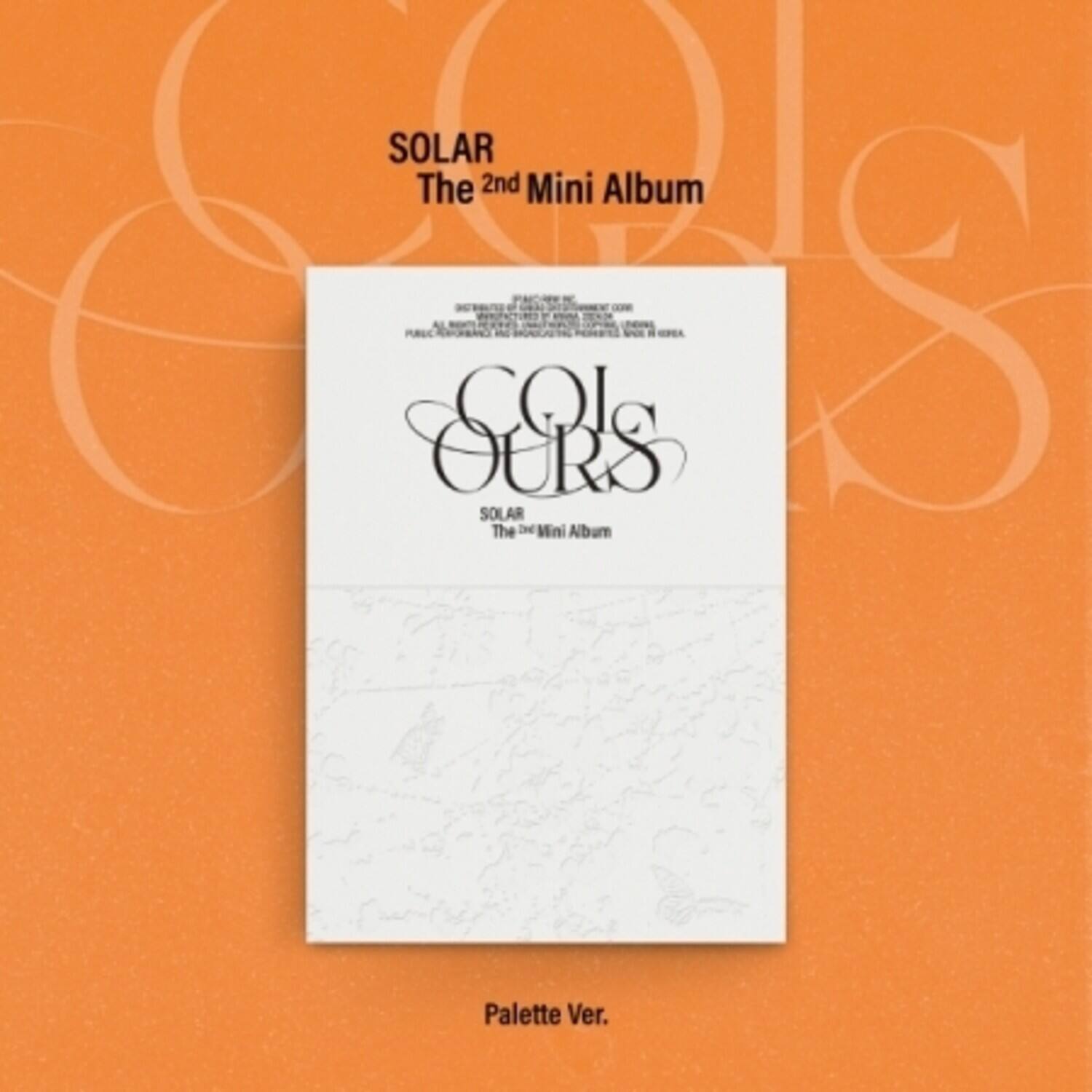Solar Colours Palette Version incl. 92pg Photobook, 6pc Lyrics Postcard ...