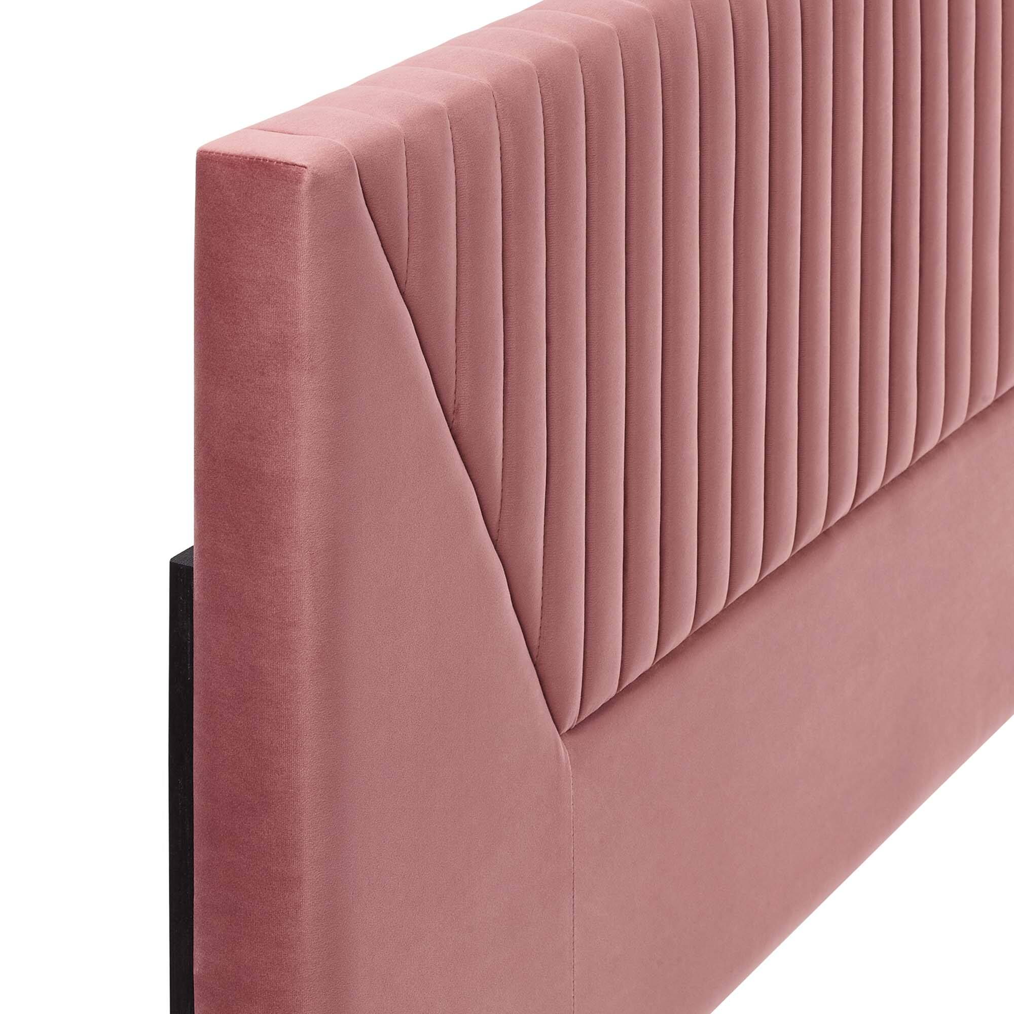Patience Channel Tufted Performance Velvet King/California King ...
