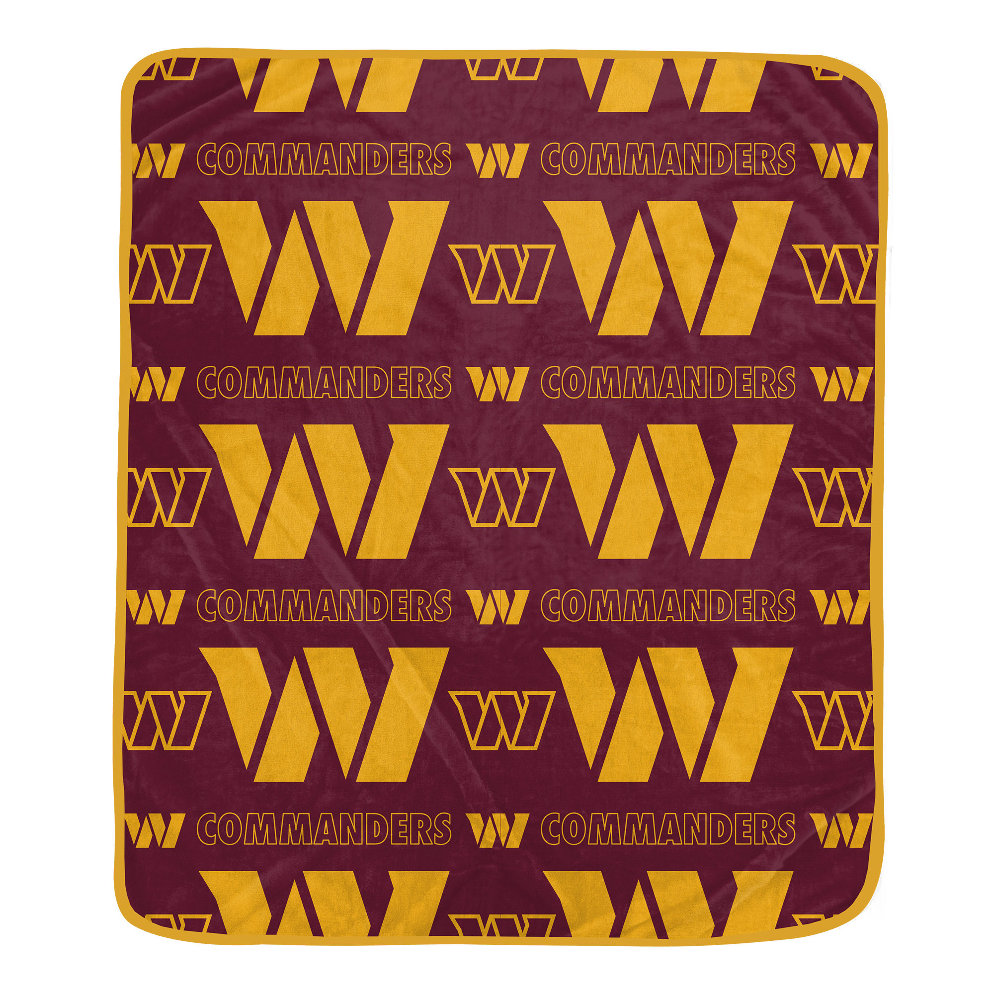 Pegasus Washington Commanders 50" x 60" Repeat Big Logo Wordmark Ultra ...