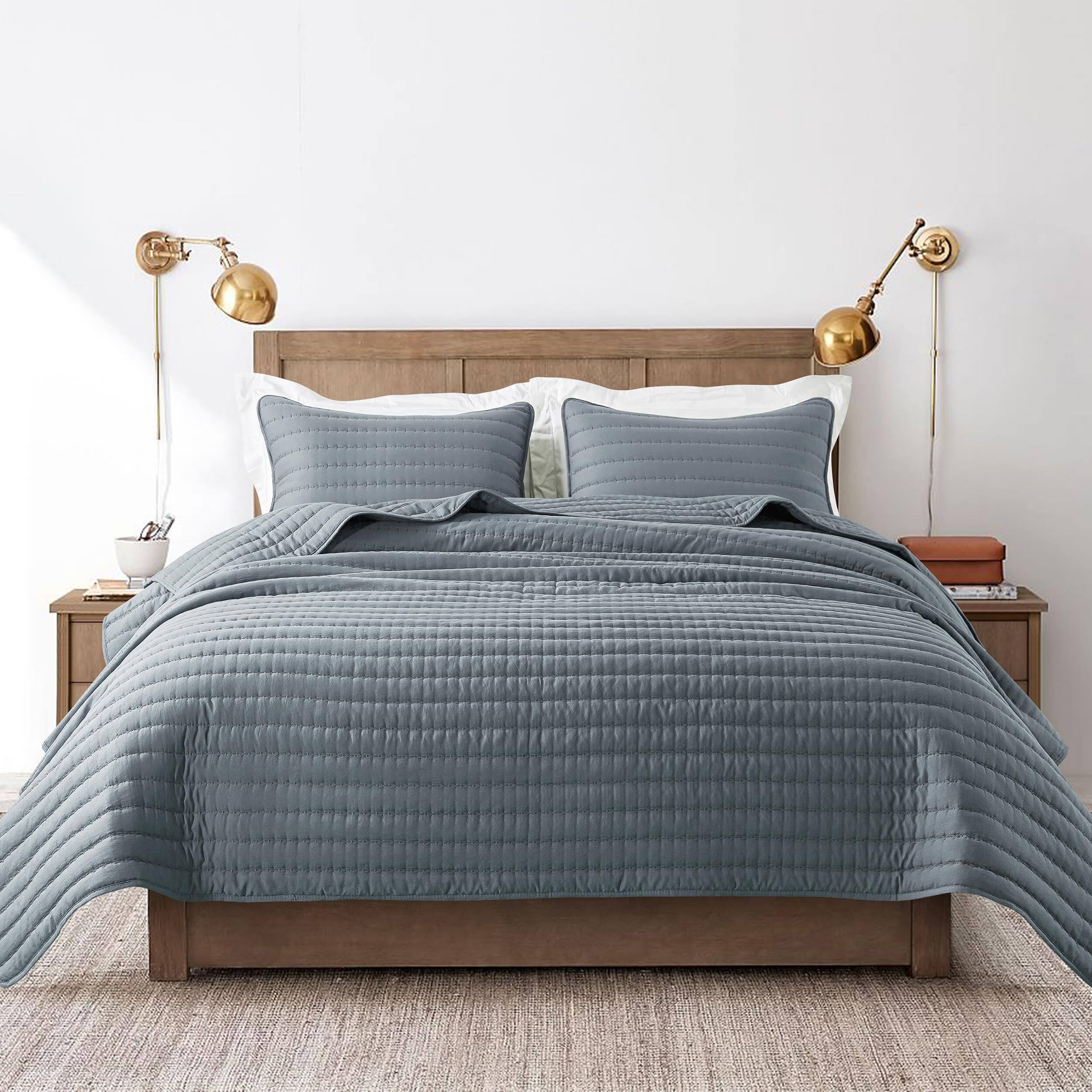 Paradigms Interiors Size Quilt Bedding Sets With 2 Pillow Shams Lightweight Soft Bedspread ...