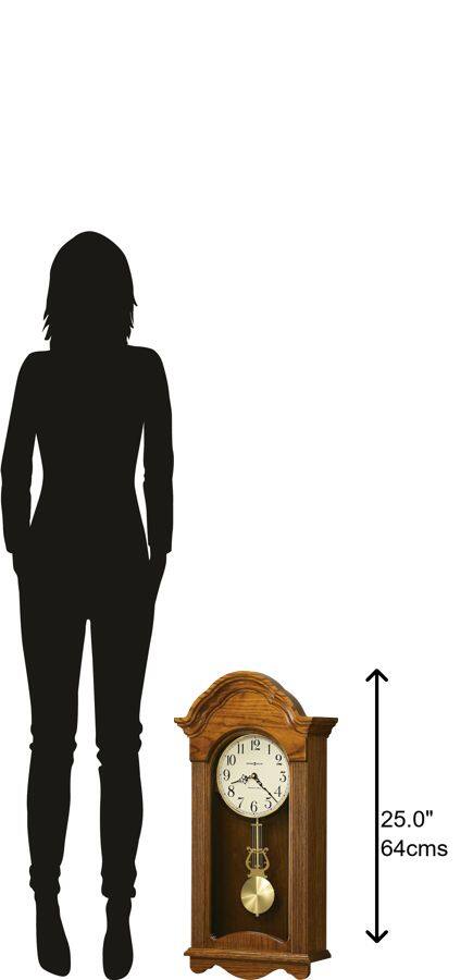 Howard Miller Jayla Wall Clock 625467 Legacy Oak Brown 625467 - Best Buy