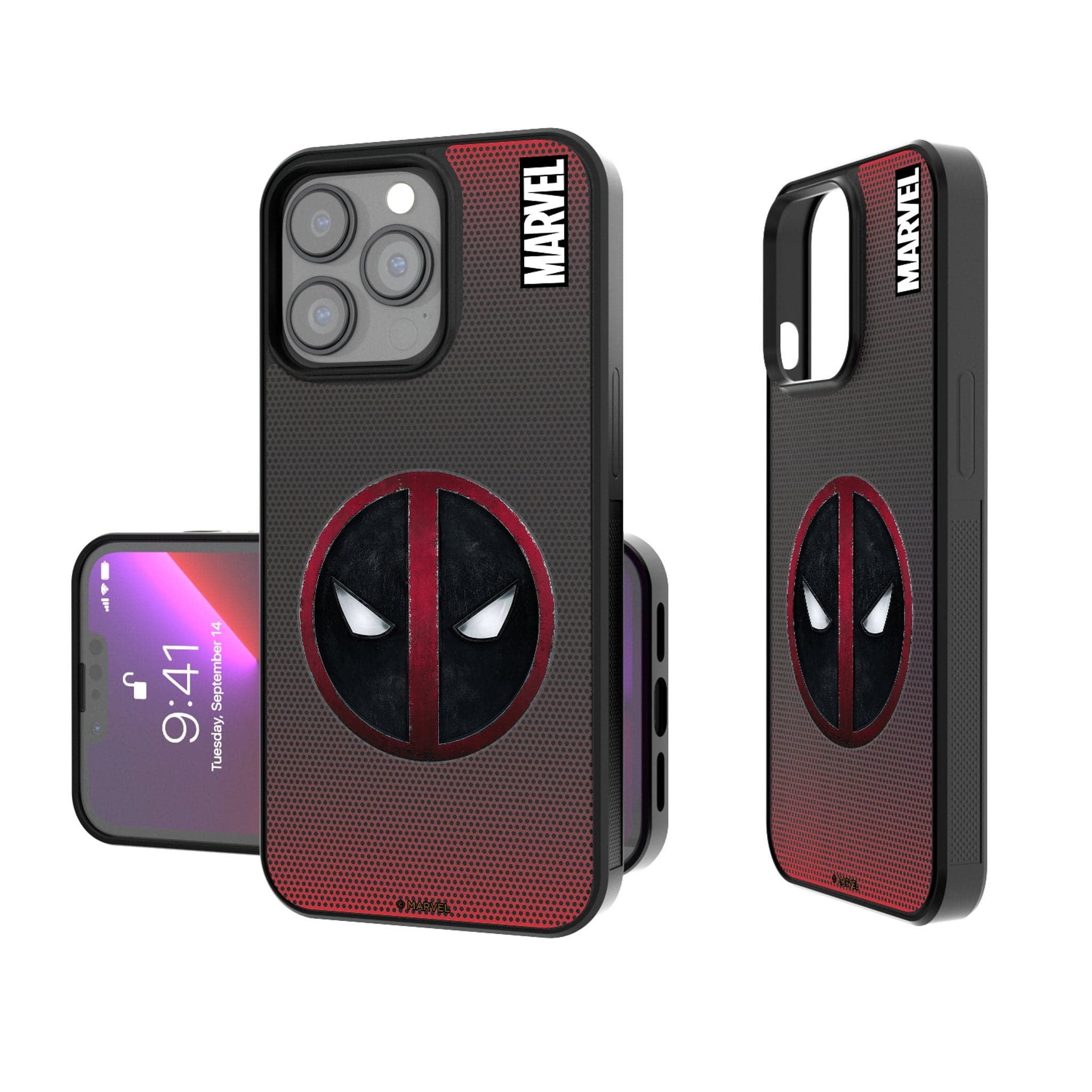 Keyscaper - Marvel Deadpool Grid Bump Phone - Apple iPhone 14 Pro Max ...