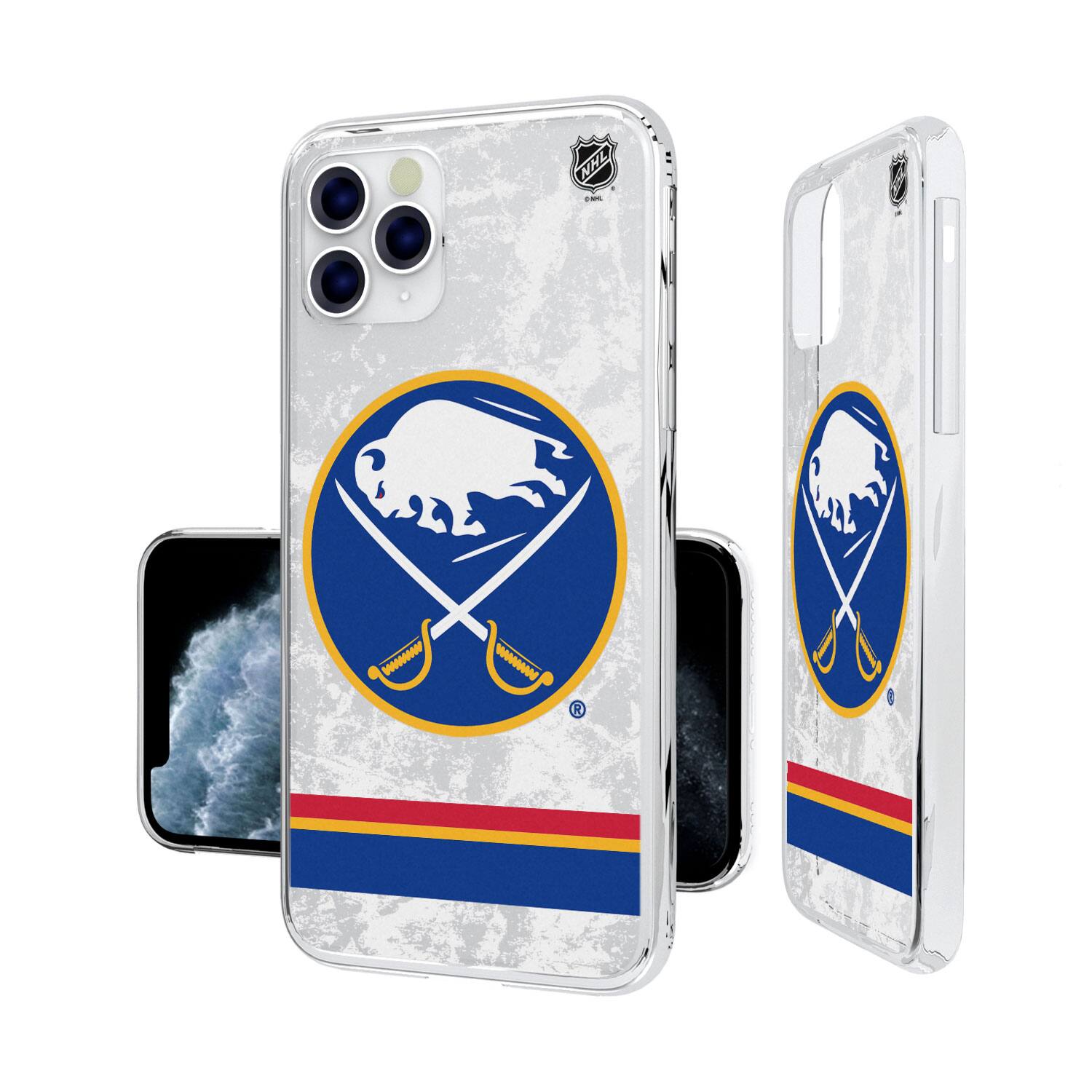 Keyscaper NHL Buffalo Sabres iPhone Stripe Clear Ice Case 13 Pro ...