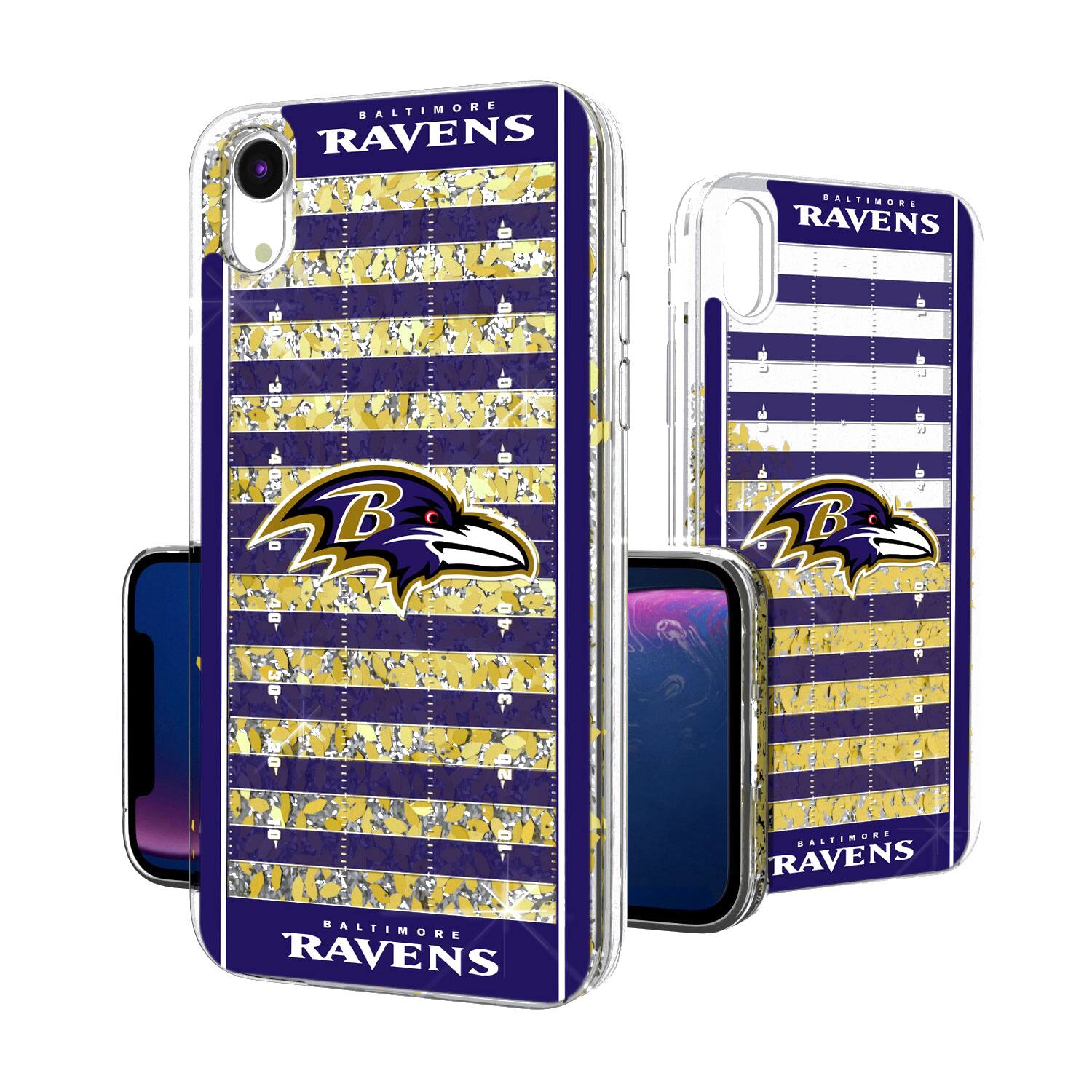 Keyscaper NFL Baltimore Ravens iPhone Field Design Glitter Case 16 Pro ...