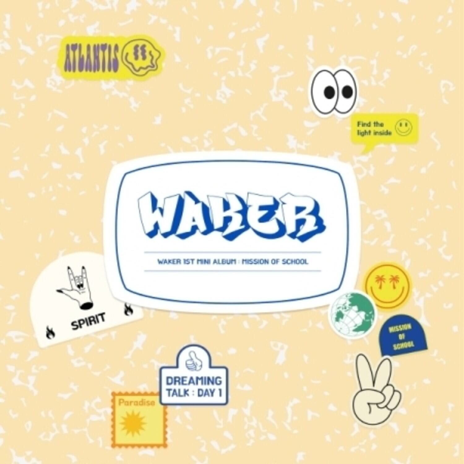 Waker Mission Of School incl. 60pg Photobook, Sticker + Photocard ...