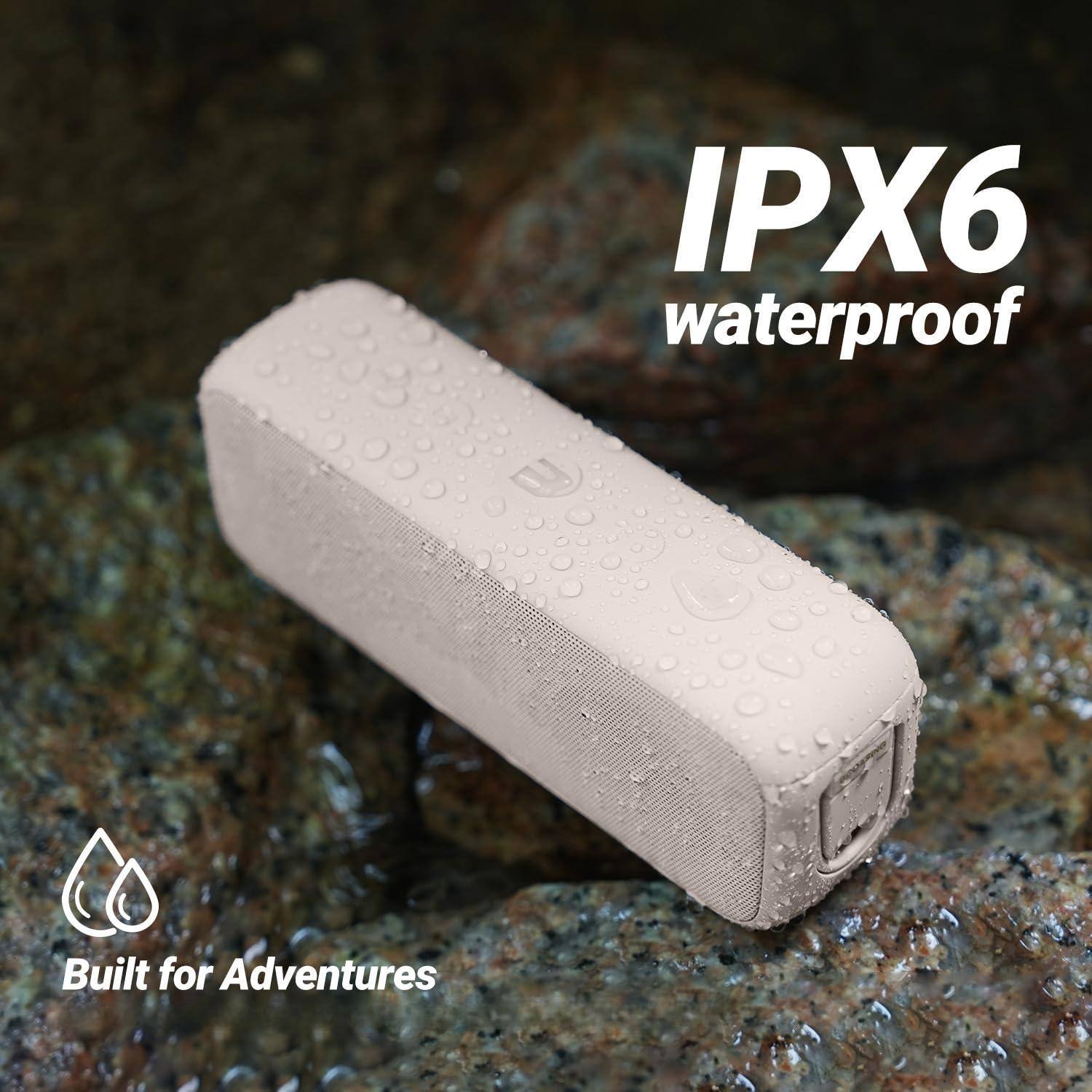 Pacoar Cade Usb G6 Portable Wireless Speakers With 30w Loud Stereo Sound 35h Playtime Ipx6 ...