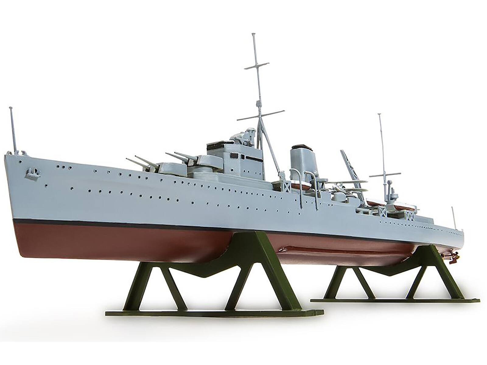 Level 3 Model Kit HMS Ajax Light Cruiser 1/600 Plastic Model Kit by ...
