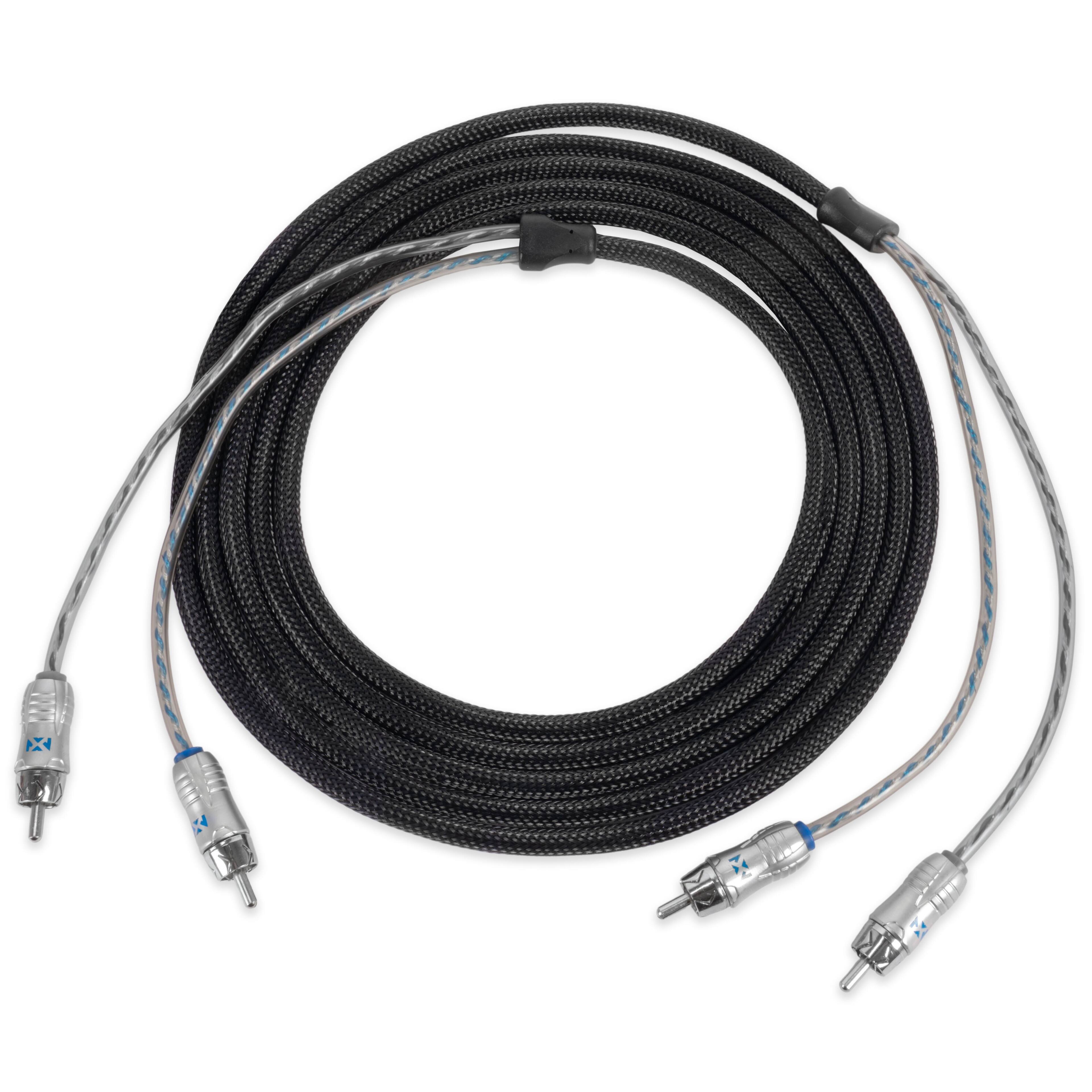 NVX XIX24 13.12 ft (4 Meter) Oxygen Free Copper 2 Channel Double ...