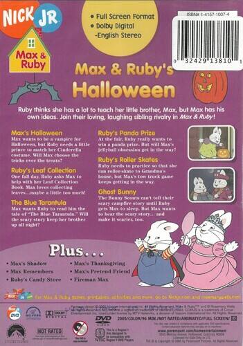 Max and Ruby: Max and Ruby's Halloween DVD - Best Buy