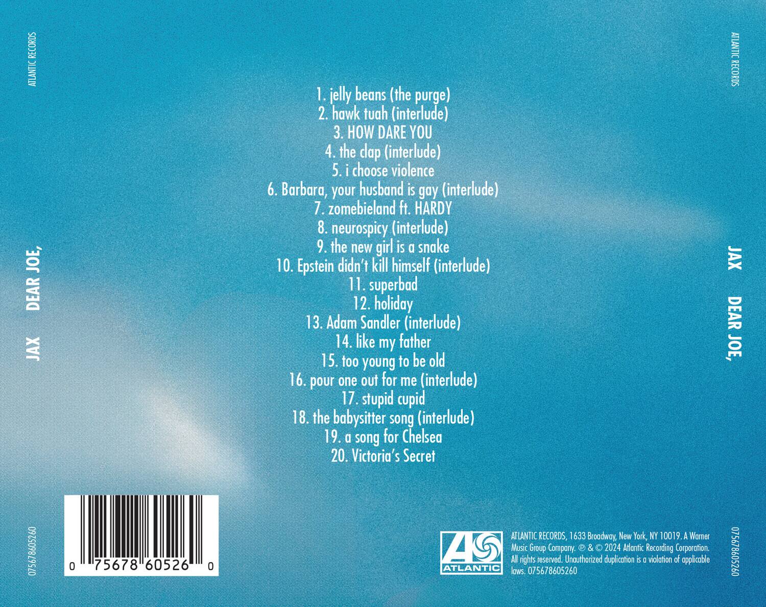 Jax Dear Joe, COMPACT DISCS [CD] - Best Buy