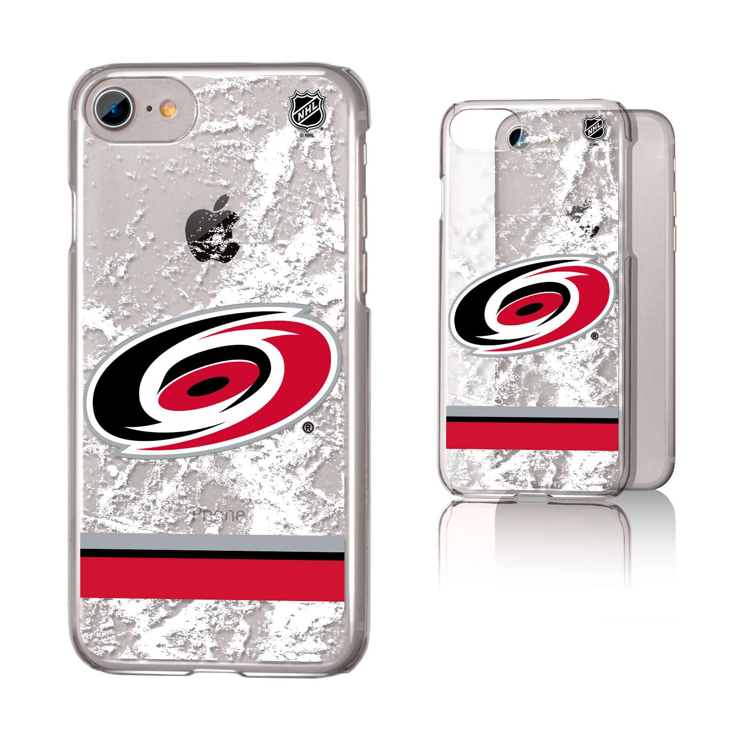 Keyscaper NHL Carolina Hurricanes iPhone Stripe Clear Ice Case 15 Pro ...