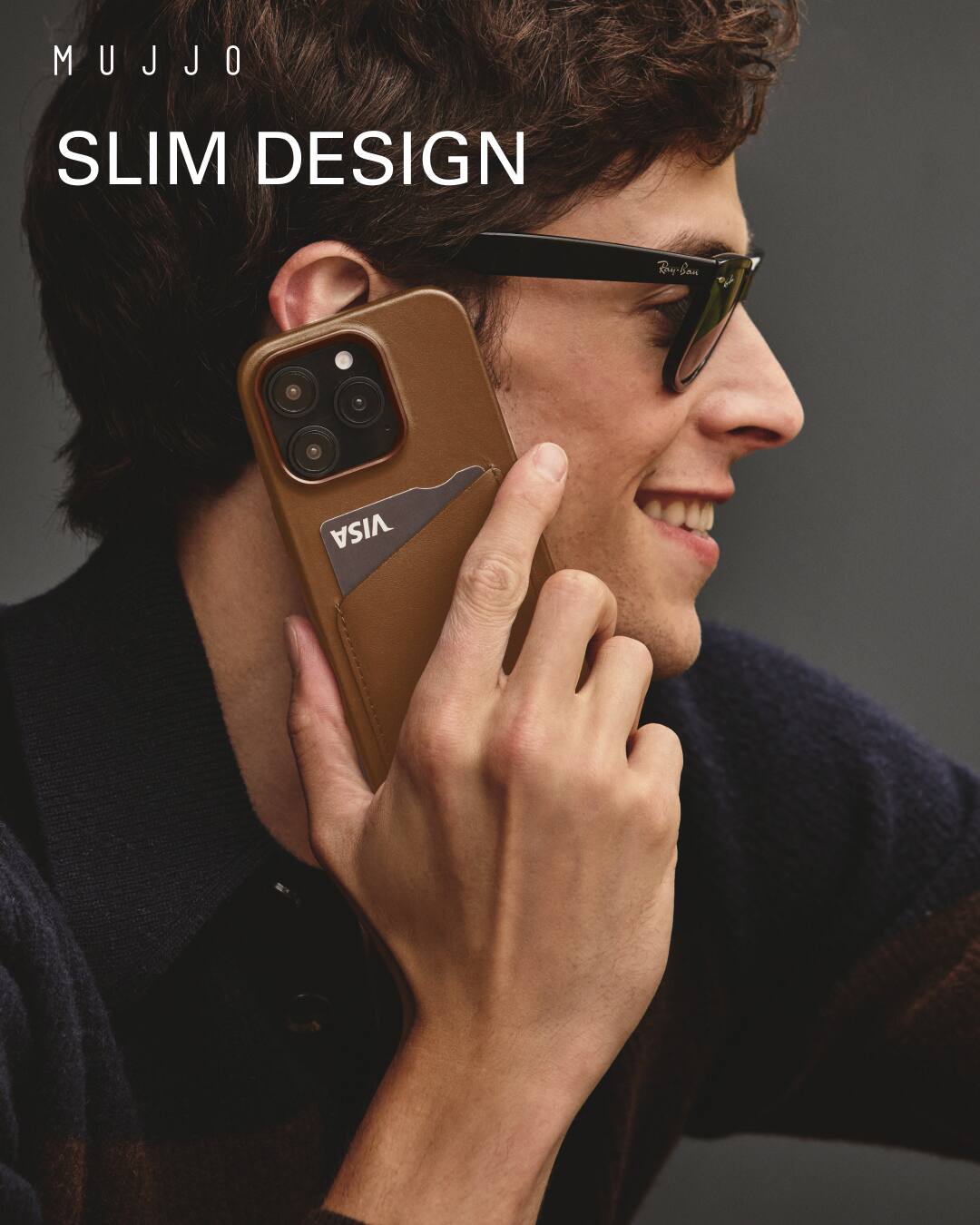 Best Buy: Mujjo Apple iPhone 16 Pro Wallet Leather Case Tan MUJJO-CL-052