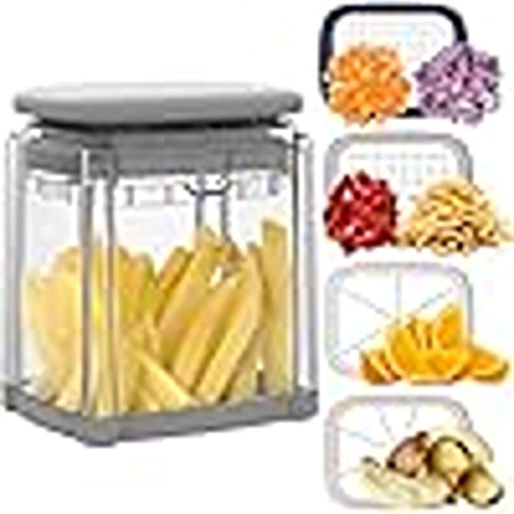 PARKER SLATER PerfectCut Vegetable Chopper, 4 Blade Veggie Dicer and ...